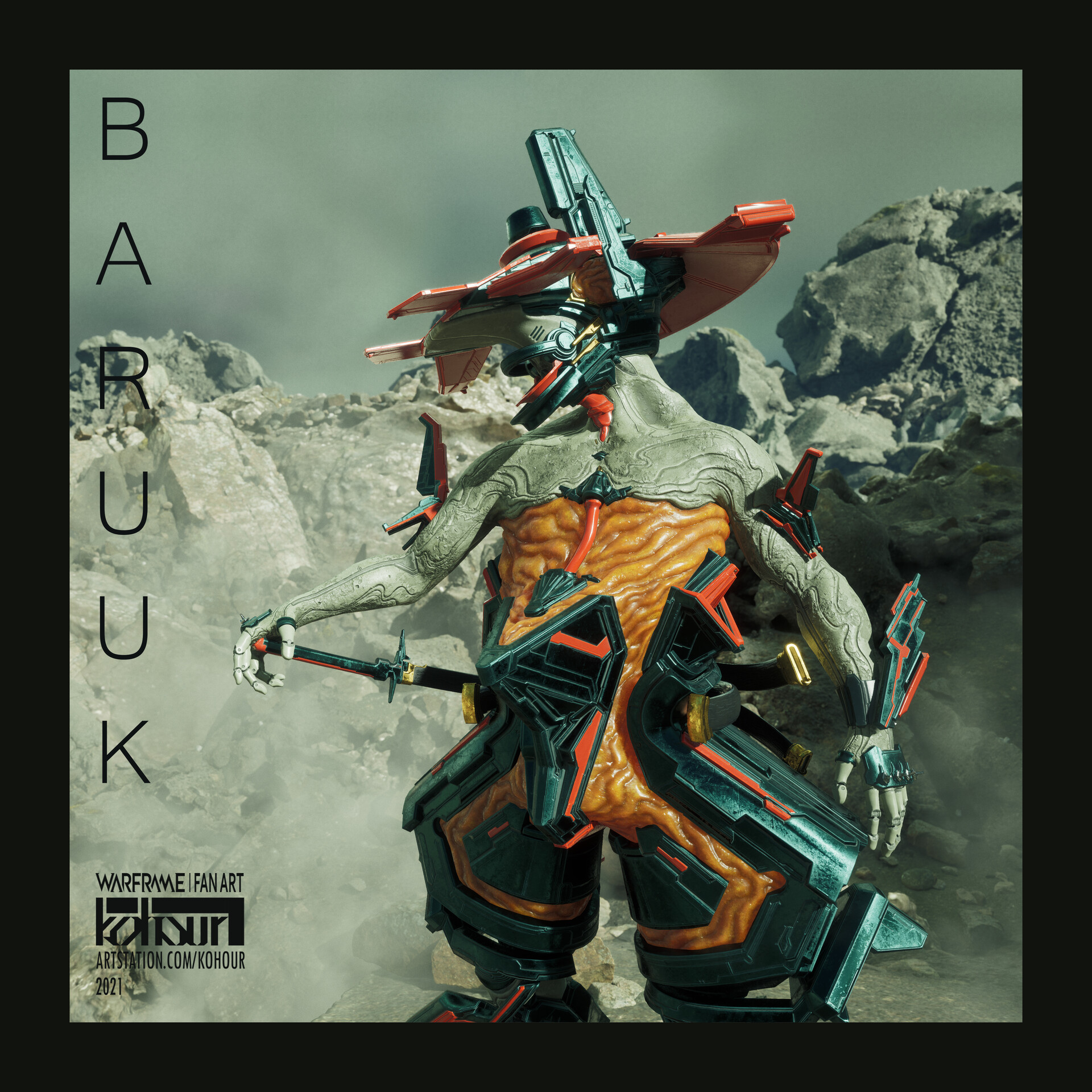 ArtStation - WARFRAME Baruuk fan art
