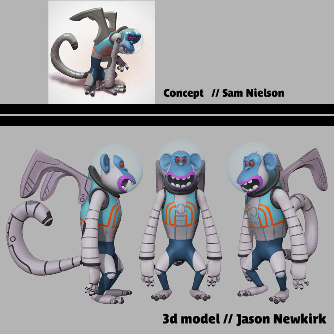 ArtStation - Space Monkey