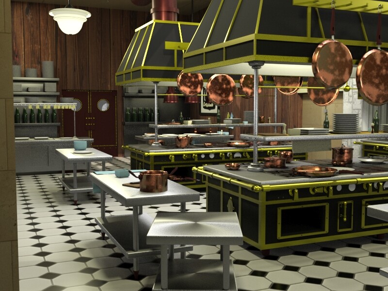 ArtStation - Gusteau's Cuisine Fan Art