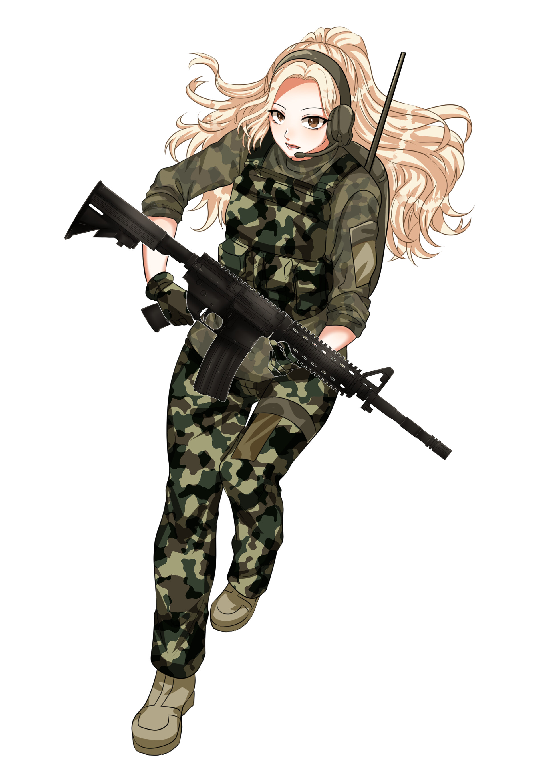 ArtStation - Army Girl