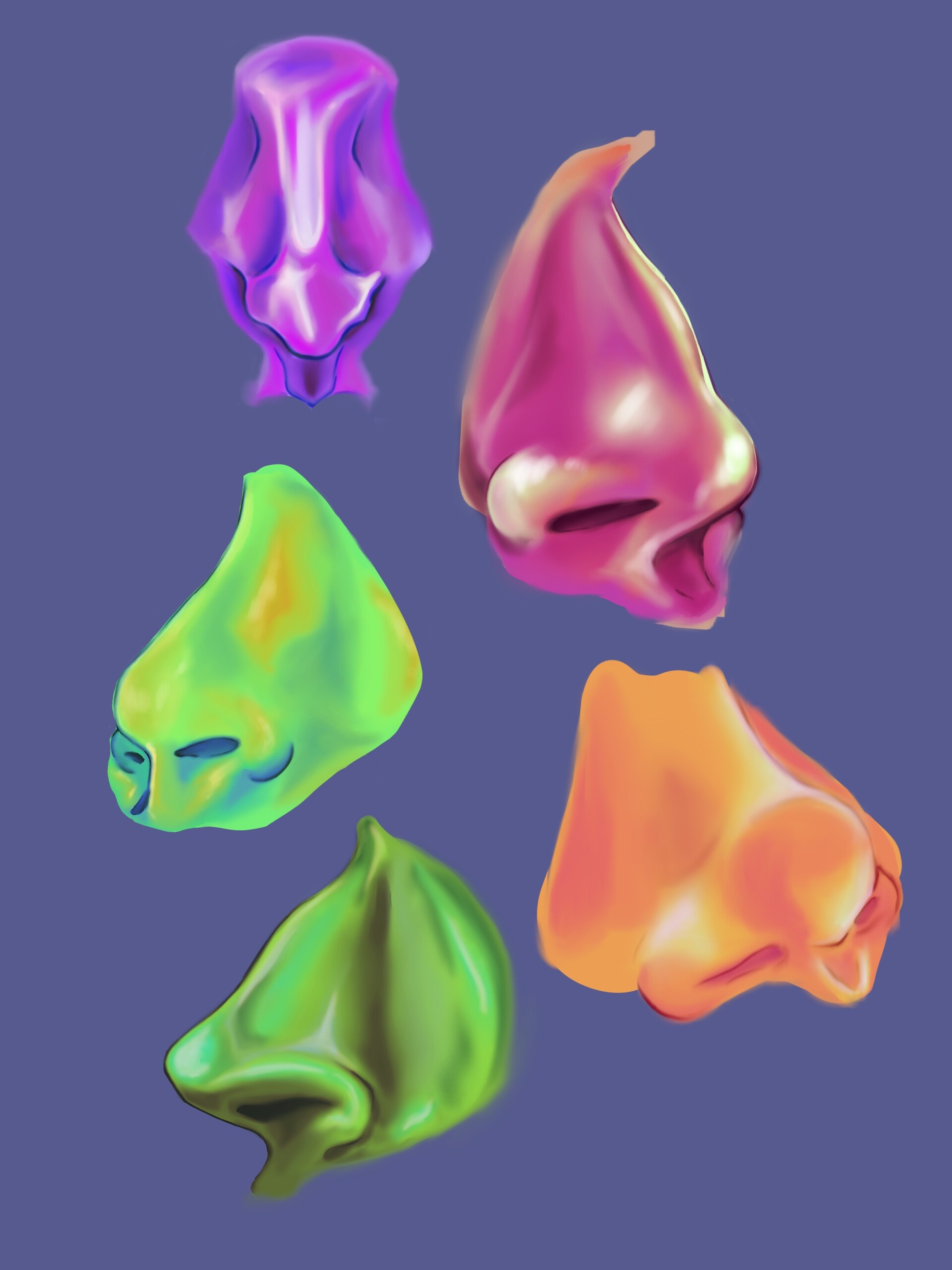 ArtStation - Nose Study