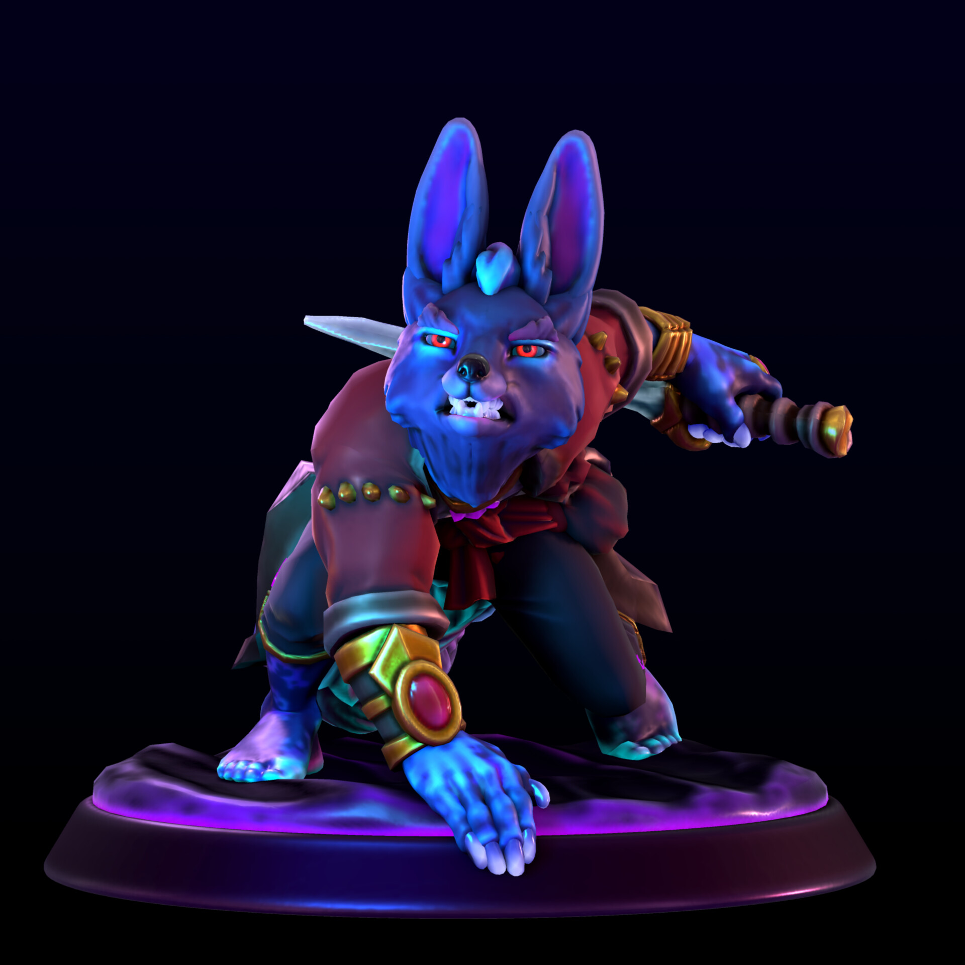 ArtStation - Fenik. Neon Desert Fox