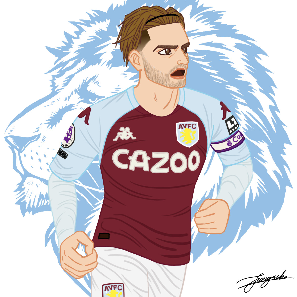 how to draw jack grealish