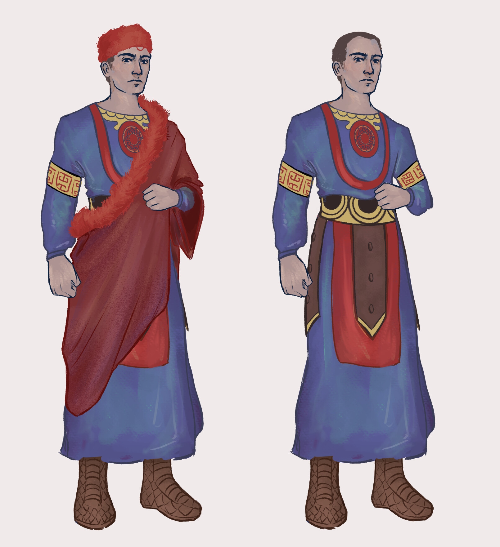 ArtStation - Russian + Roman Characters & Costume
