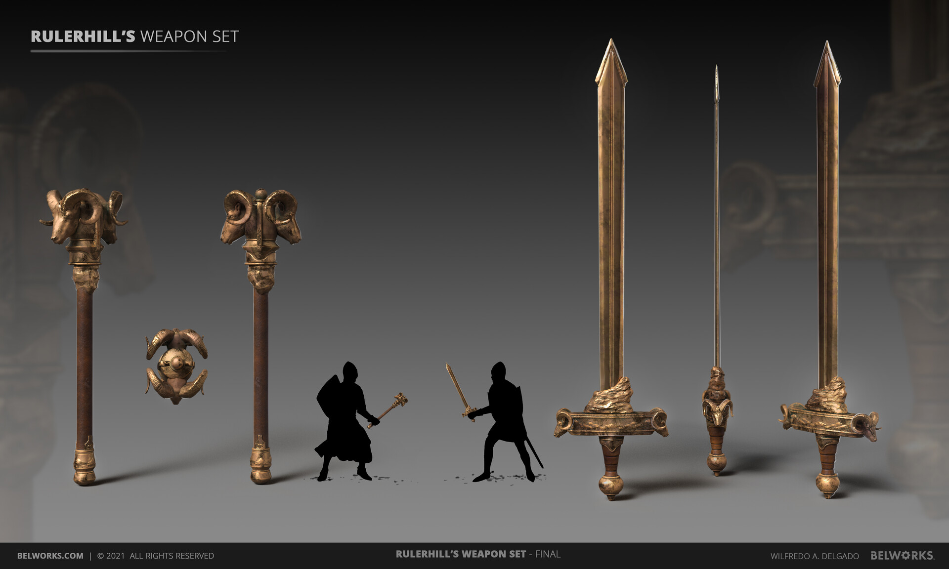 ArtStation - Rulerhill & Yorken's Weapons Set