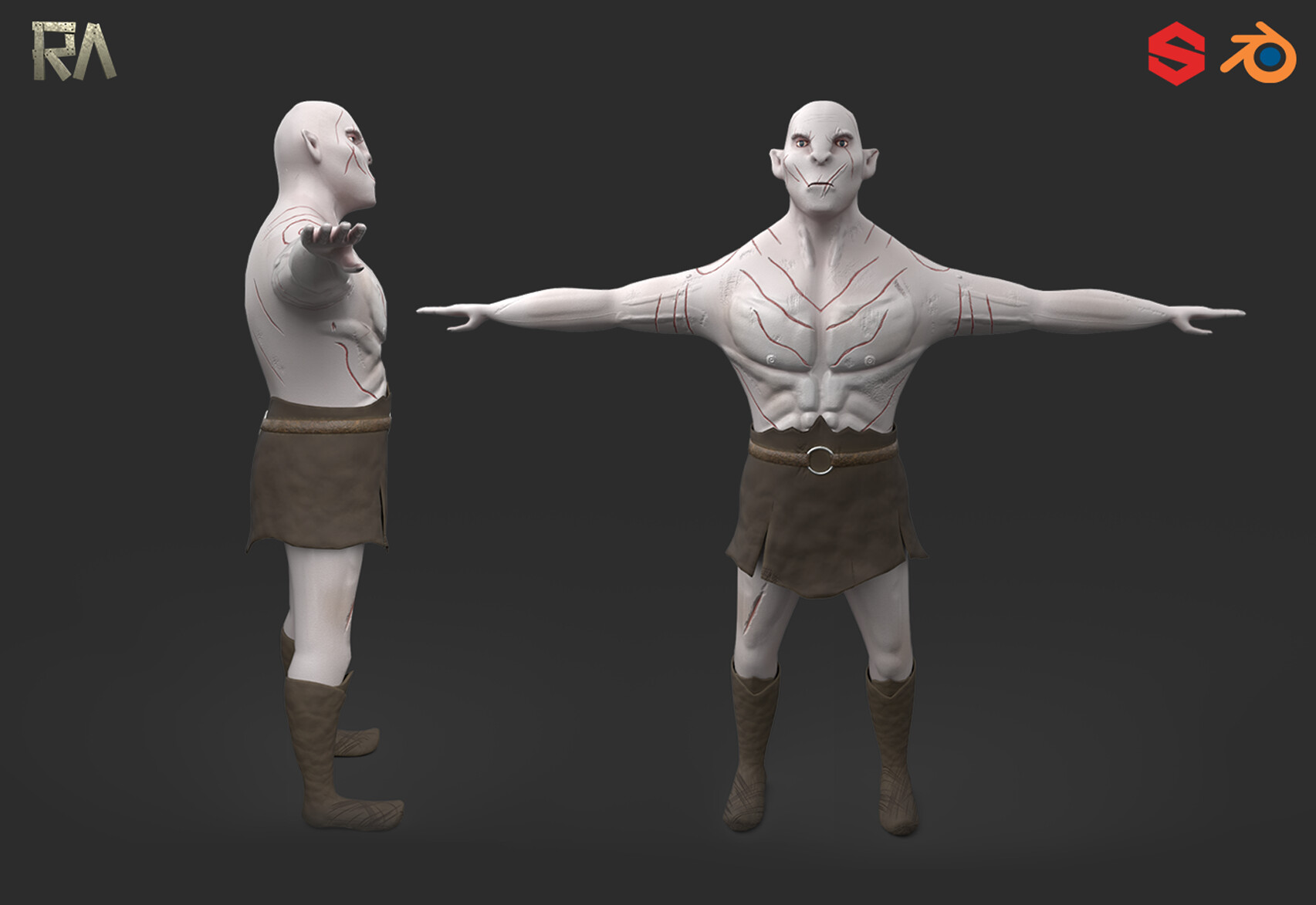 ArtStation - Azog (Lord of the rings)