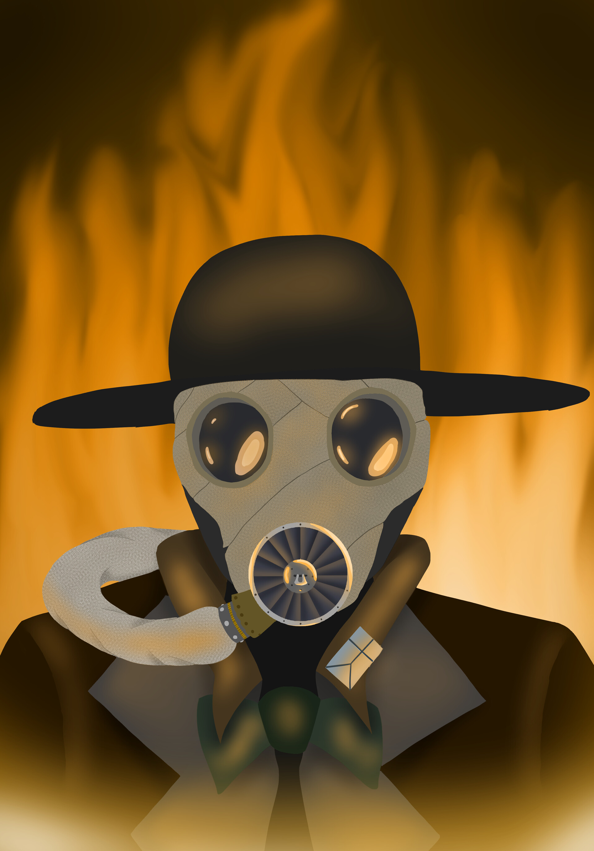 ArtStation - The burned man