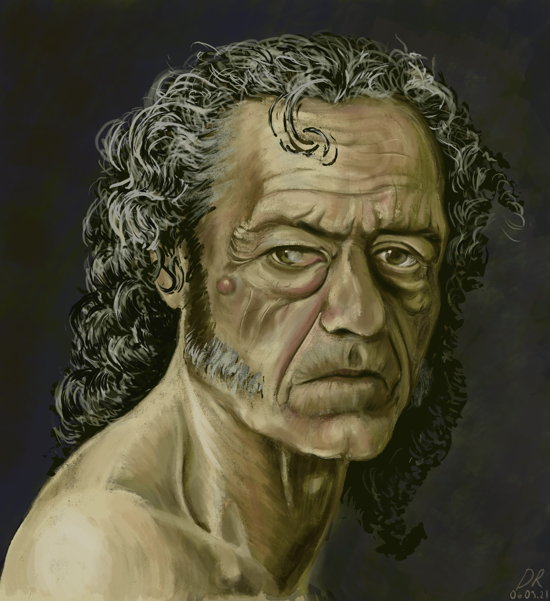 ArtStation - Study of an old man
