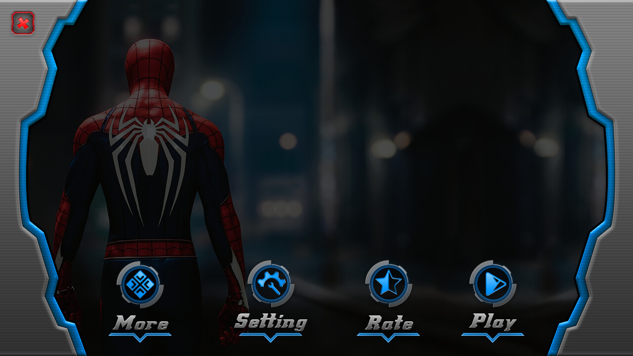 ArtStation - Robot Superhero Game UI