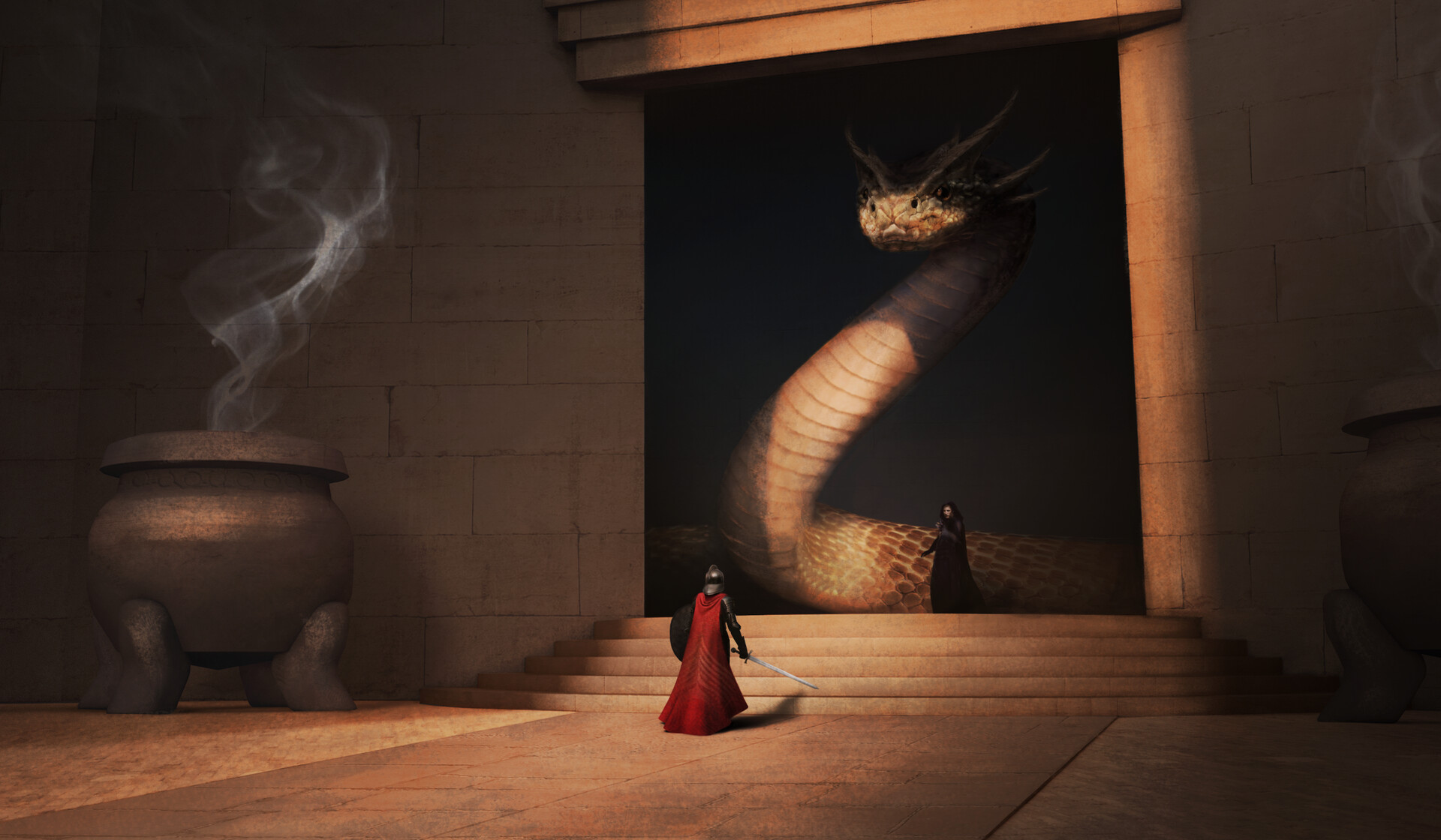 ArtStation - Snake King