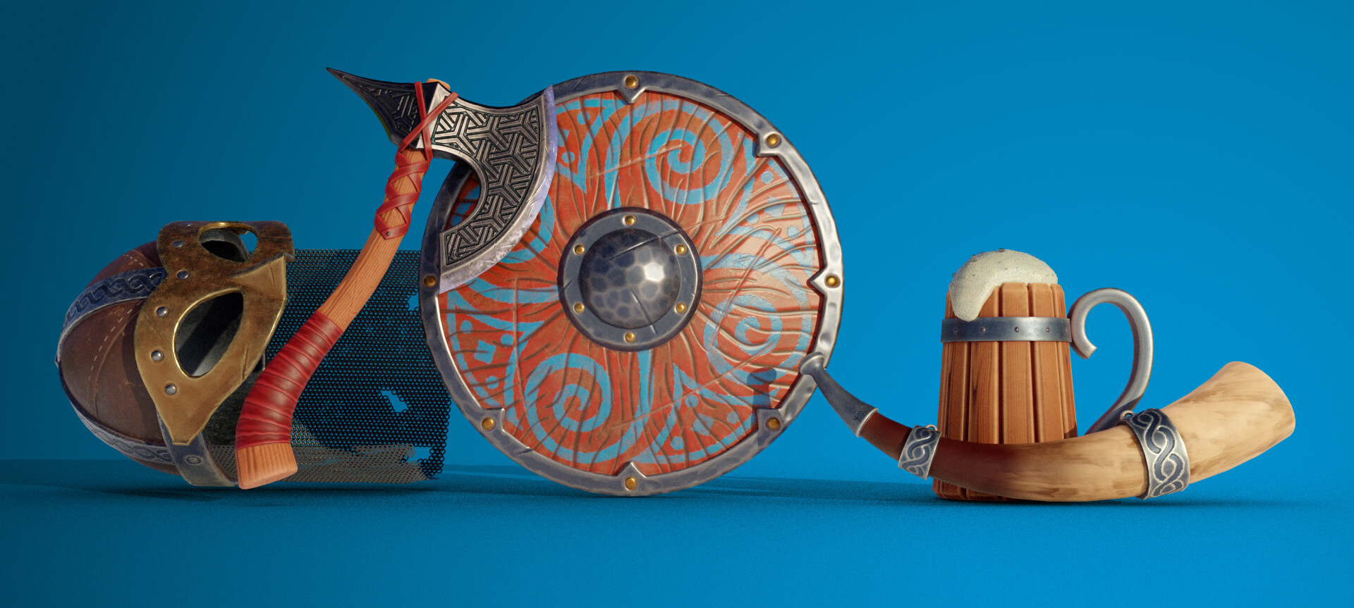 ArtStation - Viking objects - 2021