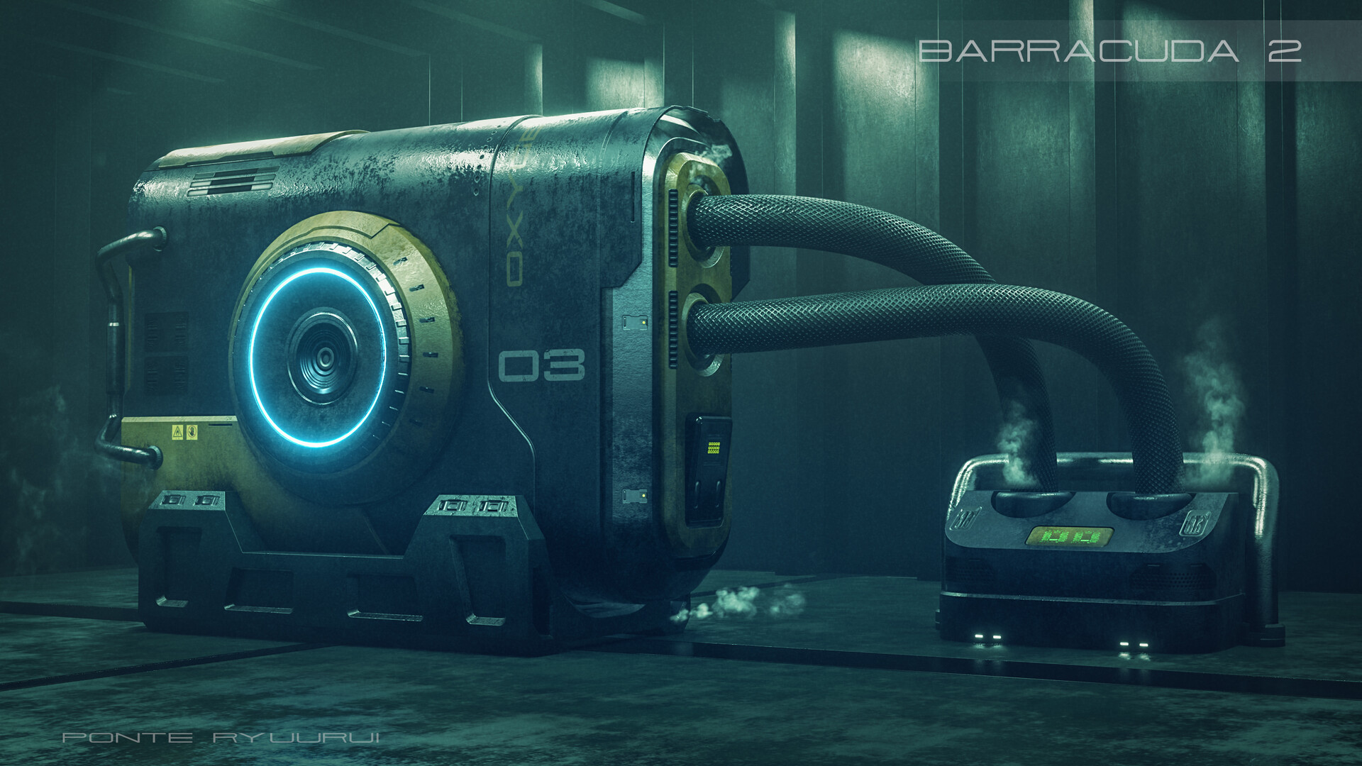 ArtStation - Barracuda 2 Fueling Station