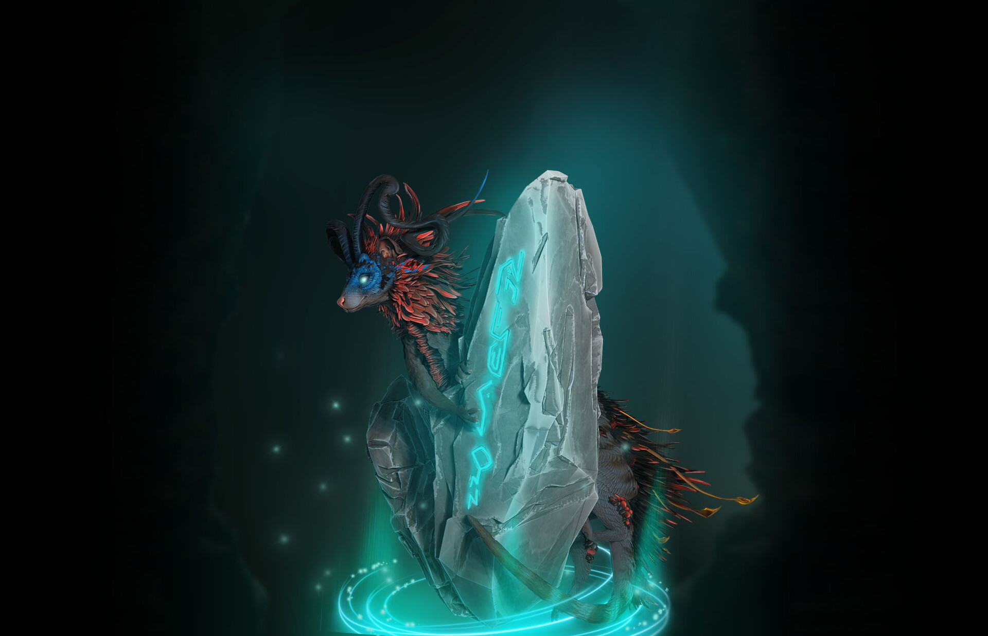 ArtStation - Fantastic Beast on the Rock