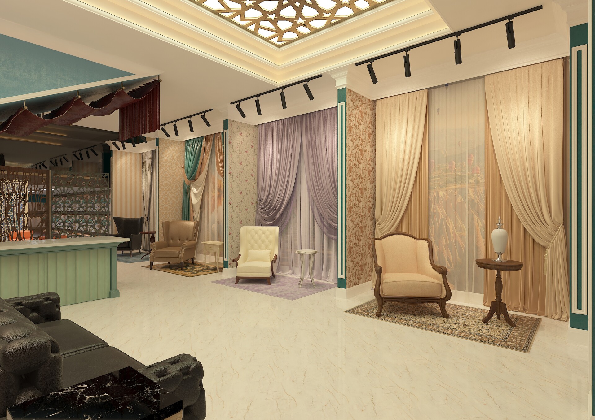 ArtStation - 3D Design Shop Render - (Curtain)