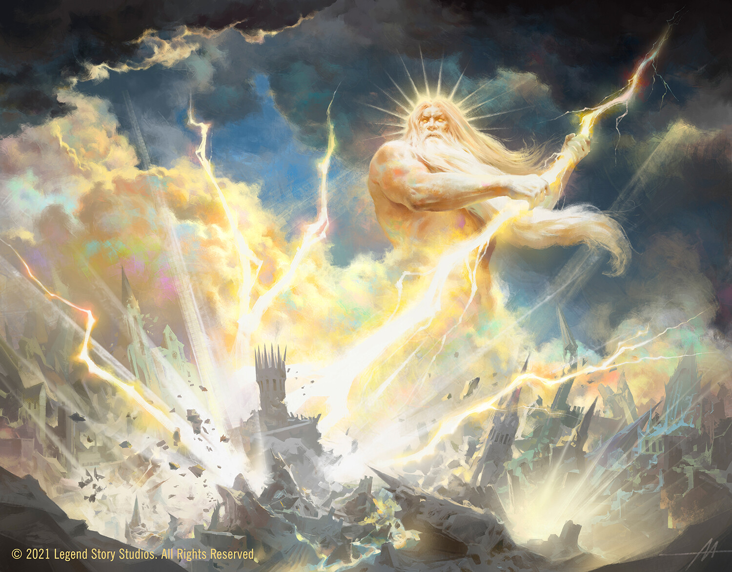 Flesh and Blood. Celestial Cataclysm by Alexander Mokhov : r/ImaginaryGods