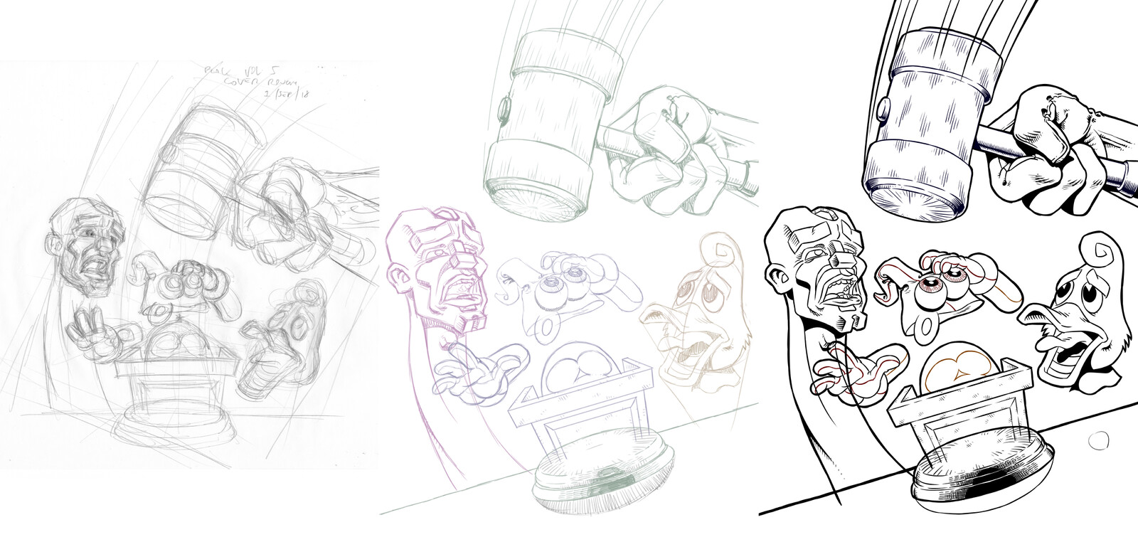 Ste Pickford - Cover art - Plok comics