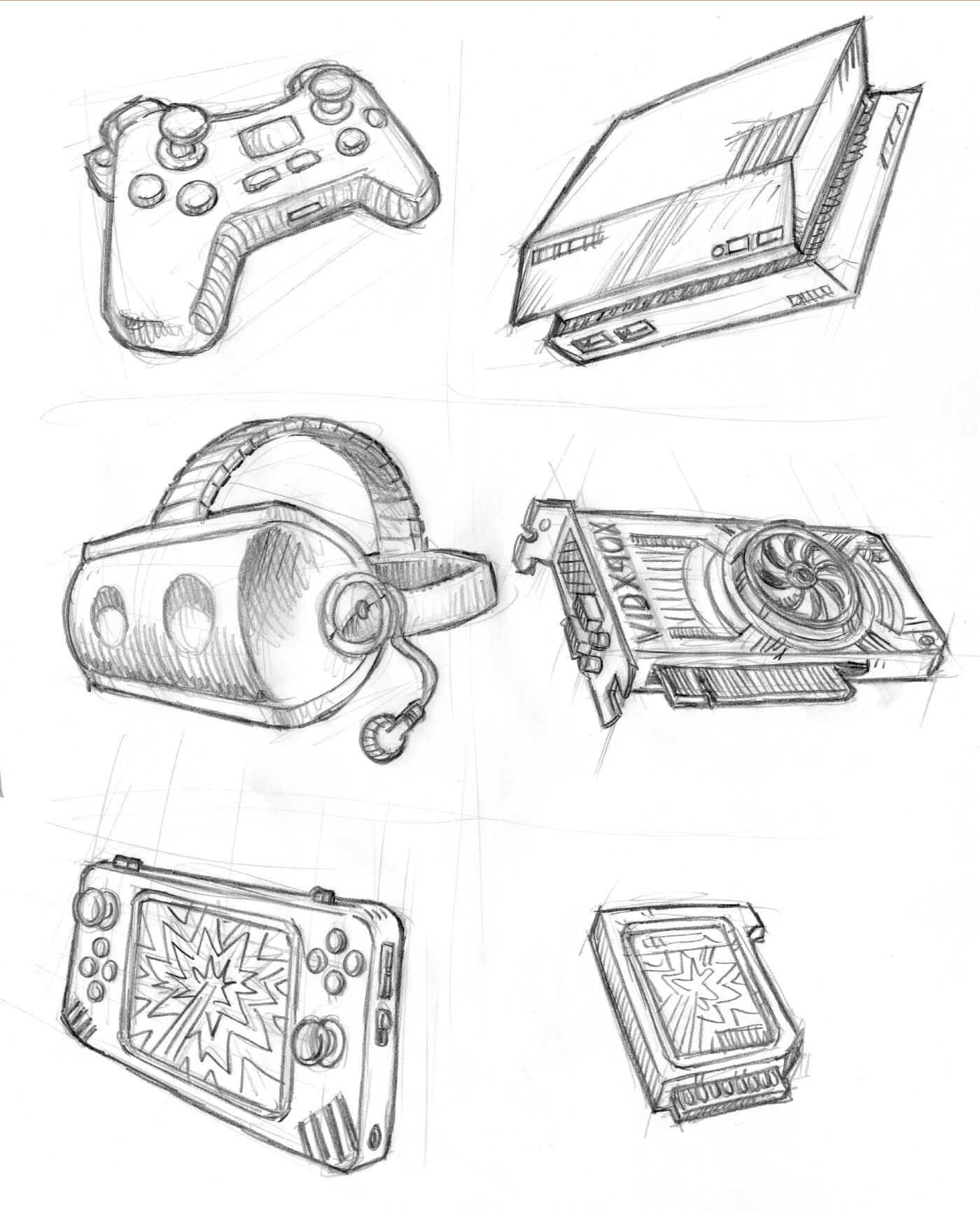 how to draw mechanical objects