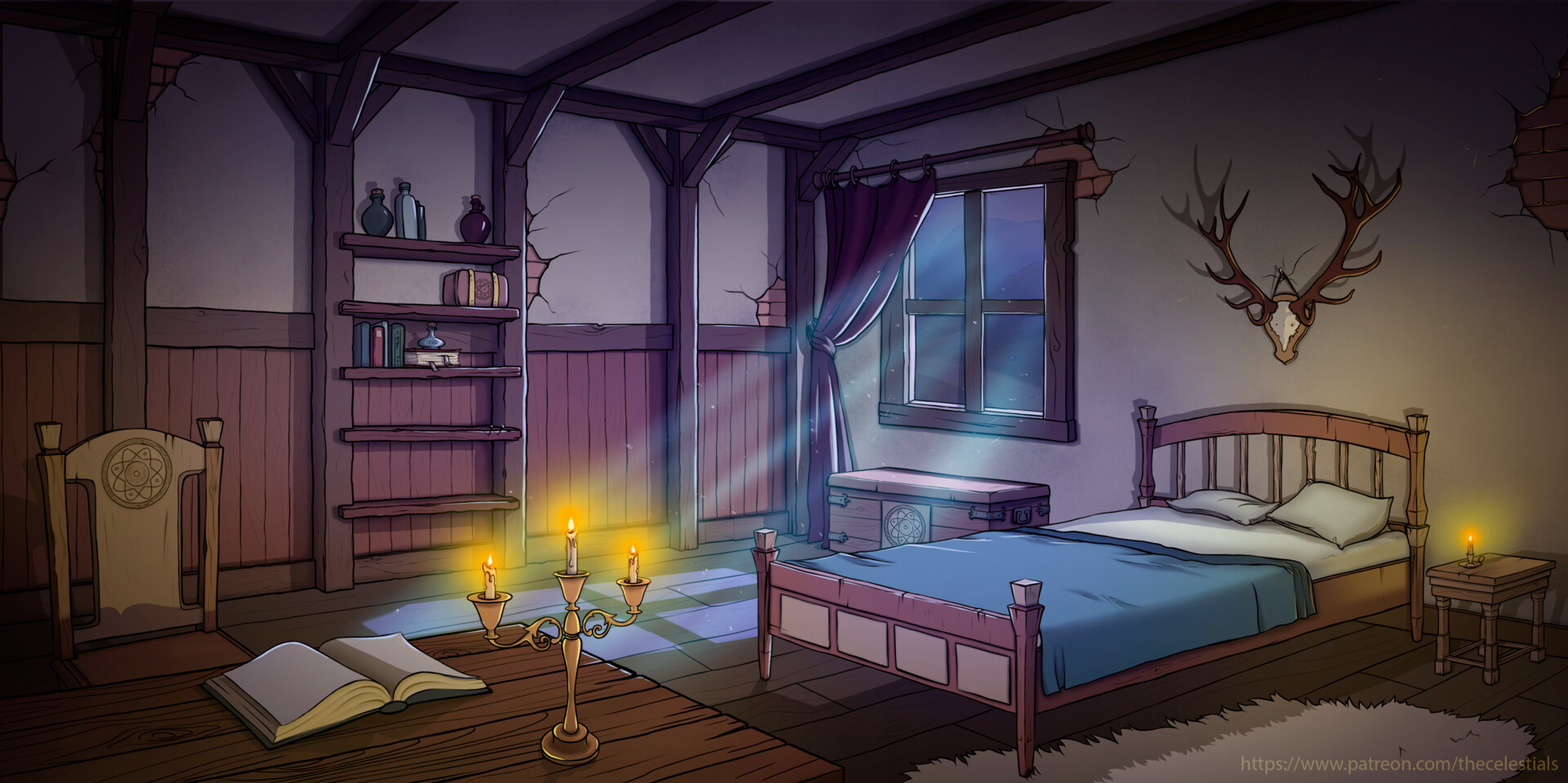 ArtStation - Medieval chamber