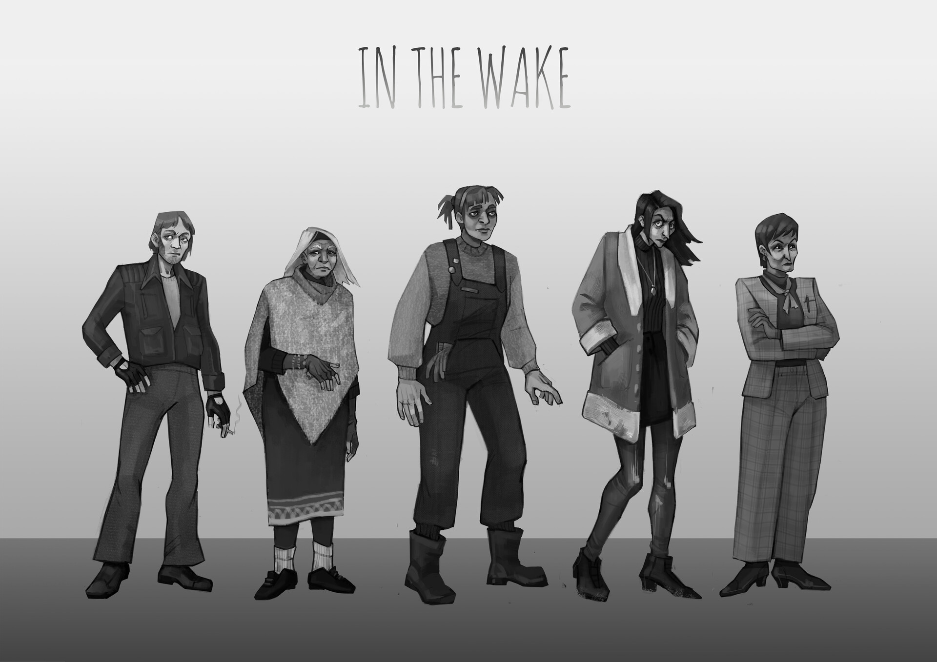 ArtStation - In The Wake - Character Design
