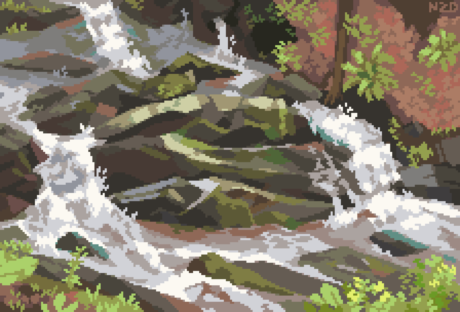 ArtStation - Pixel art photo studies