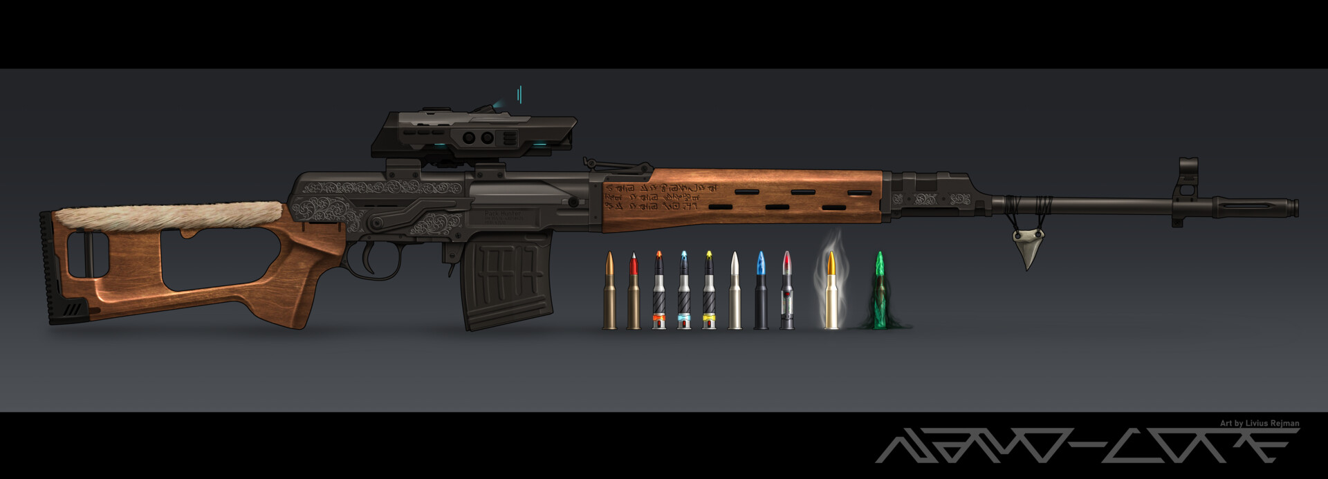 ArtStation - Sci Fi Dragunov SVD "Pack Hunter"