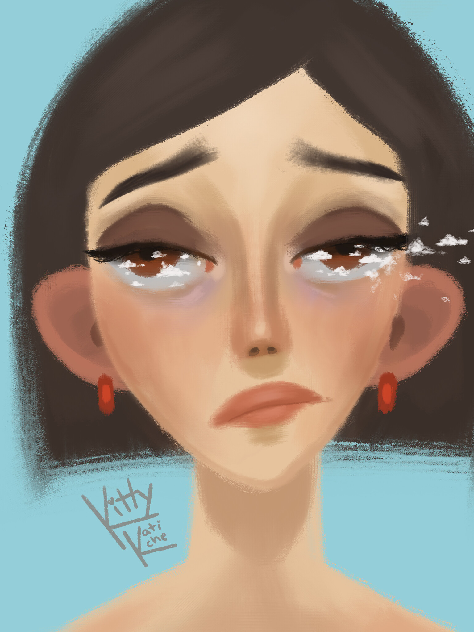 ArtStation - Bored Woman