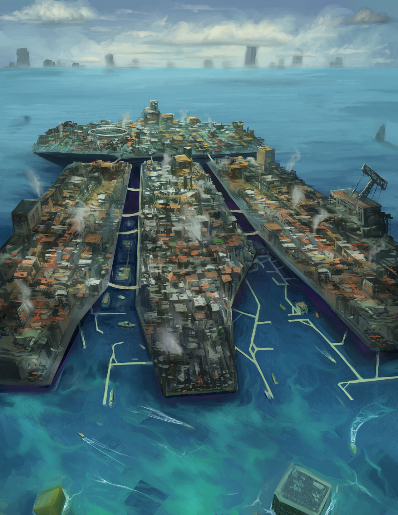 ArtStation - Refuse Junk City