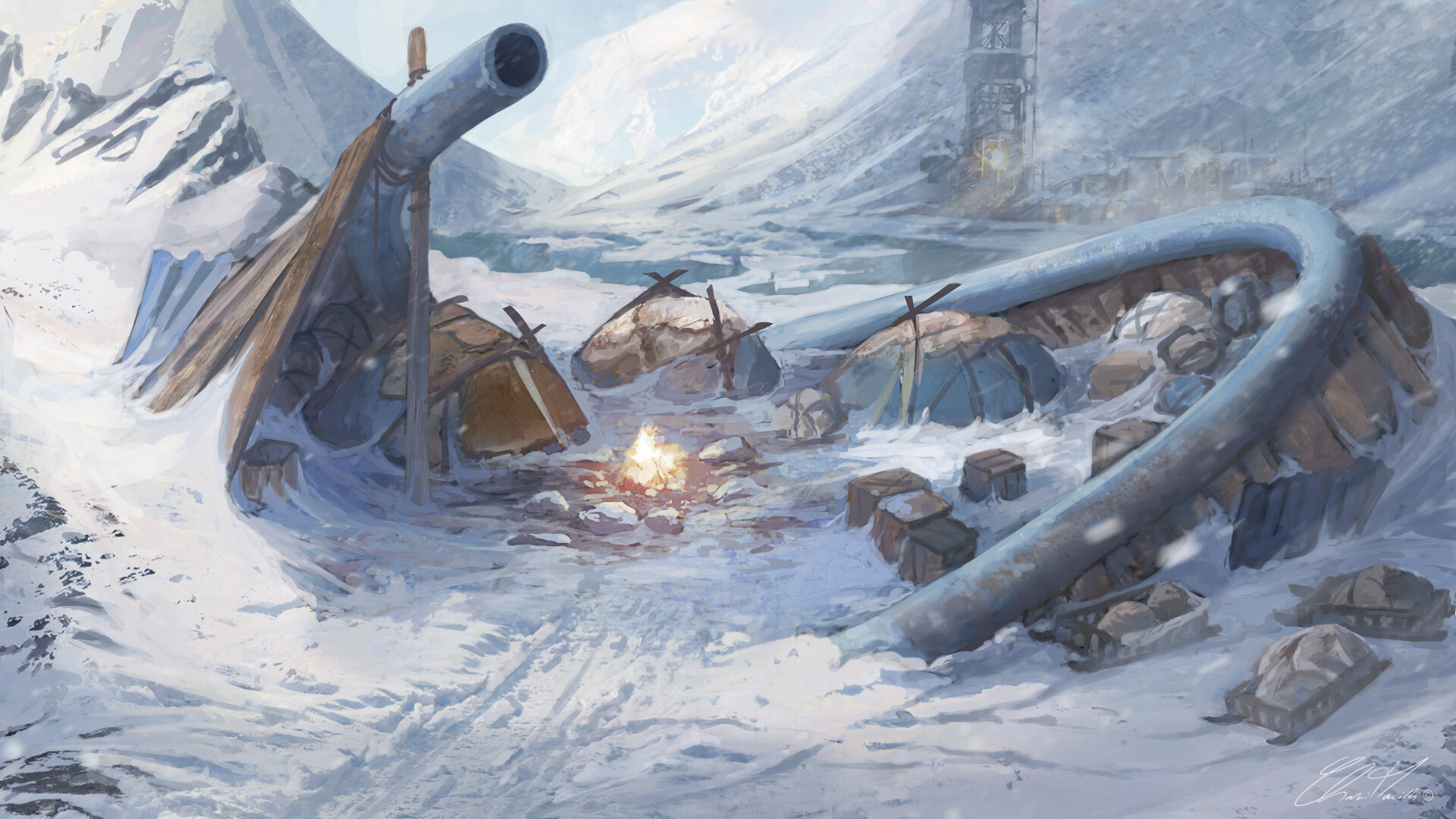 ArtStation - Survival Camp