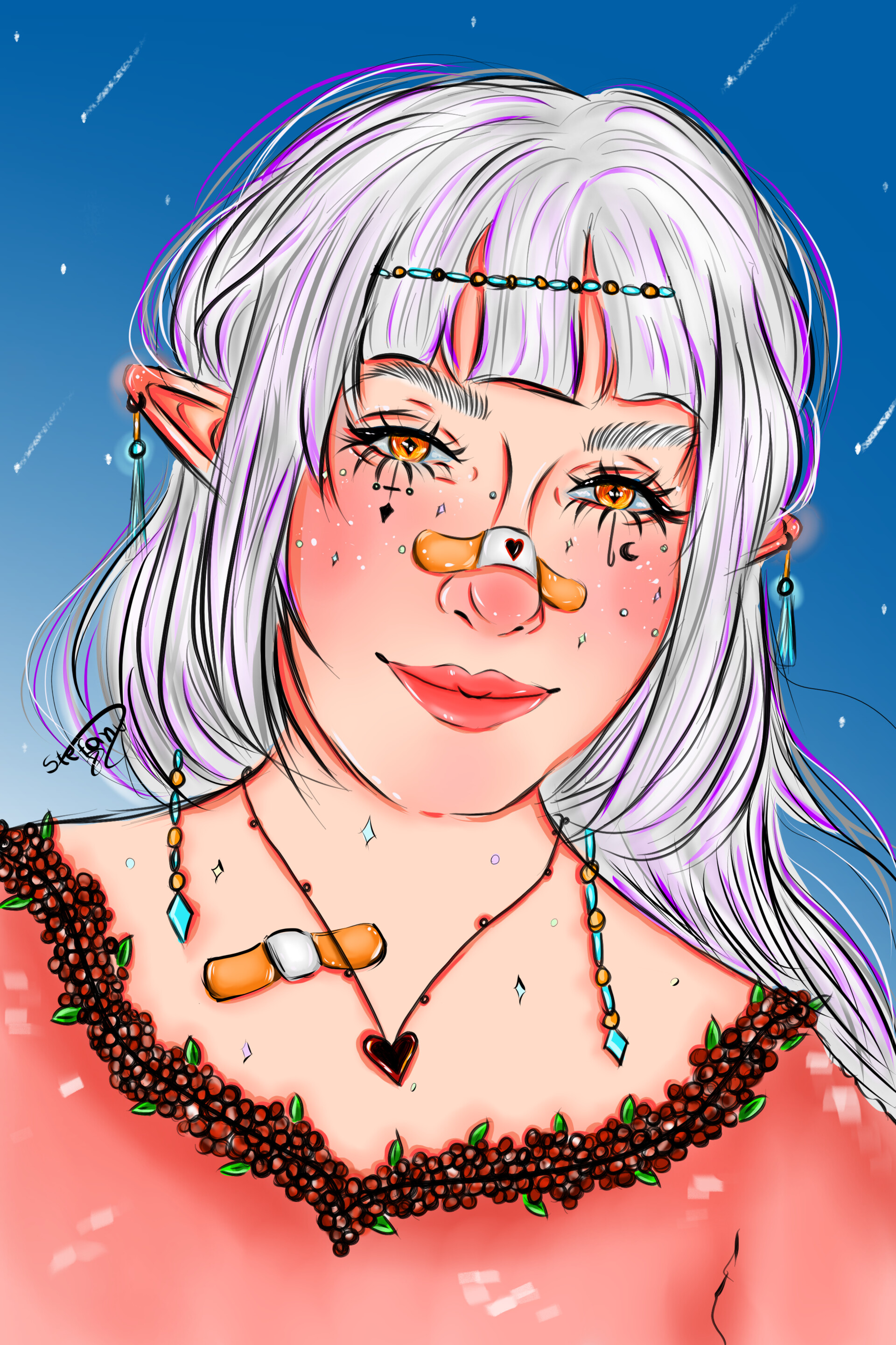 ArtStation - Elfa das estrelas 2