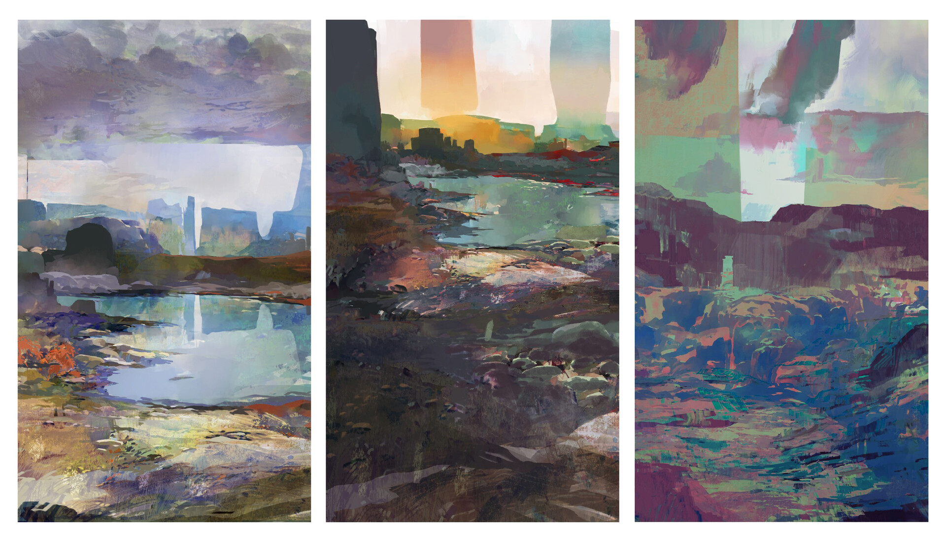 ArtStation - Color test/ Landscape