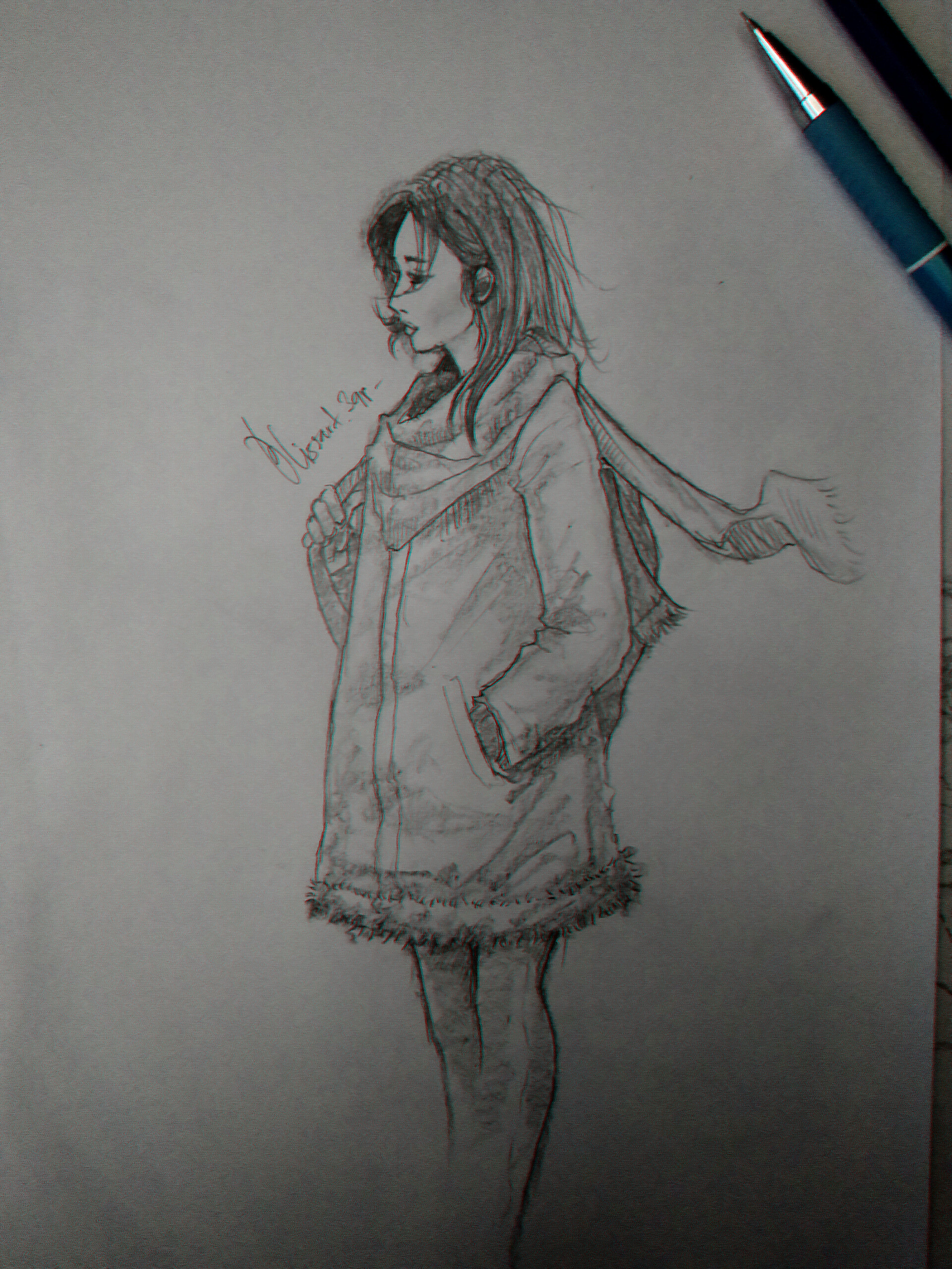 ArtStation - Sketch girl