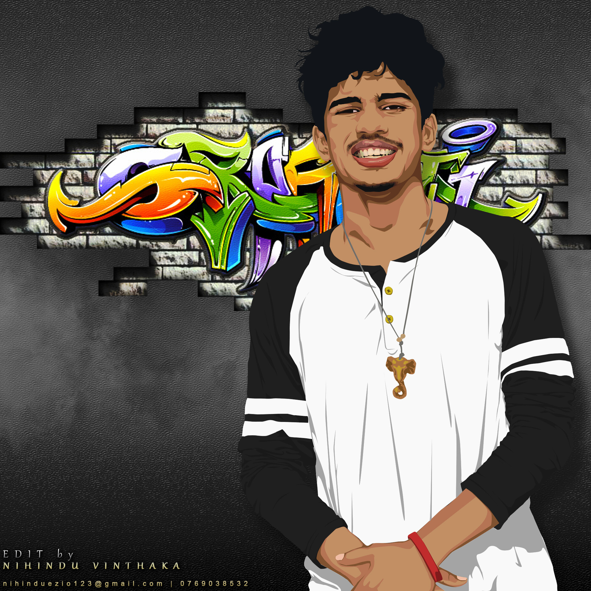 Nihindu Vinthaka - vector art dsigning