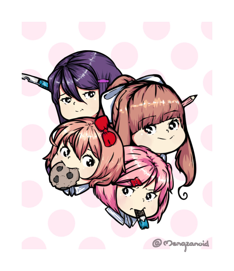 ArtStation - DDLC Fanart