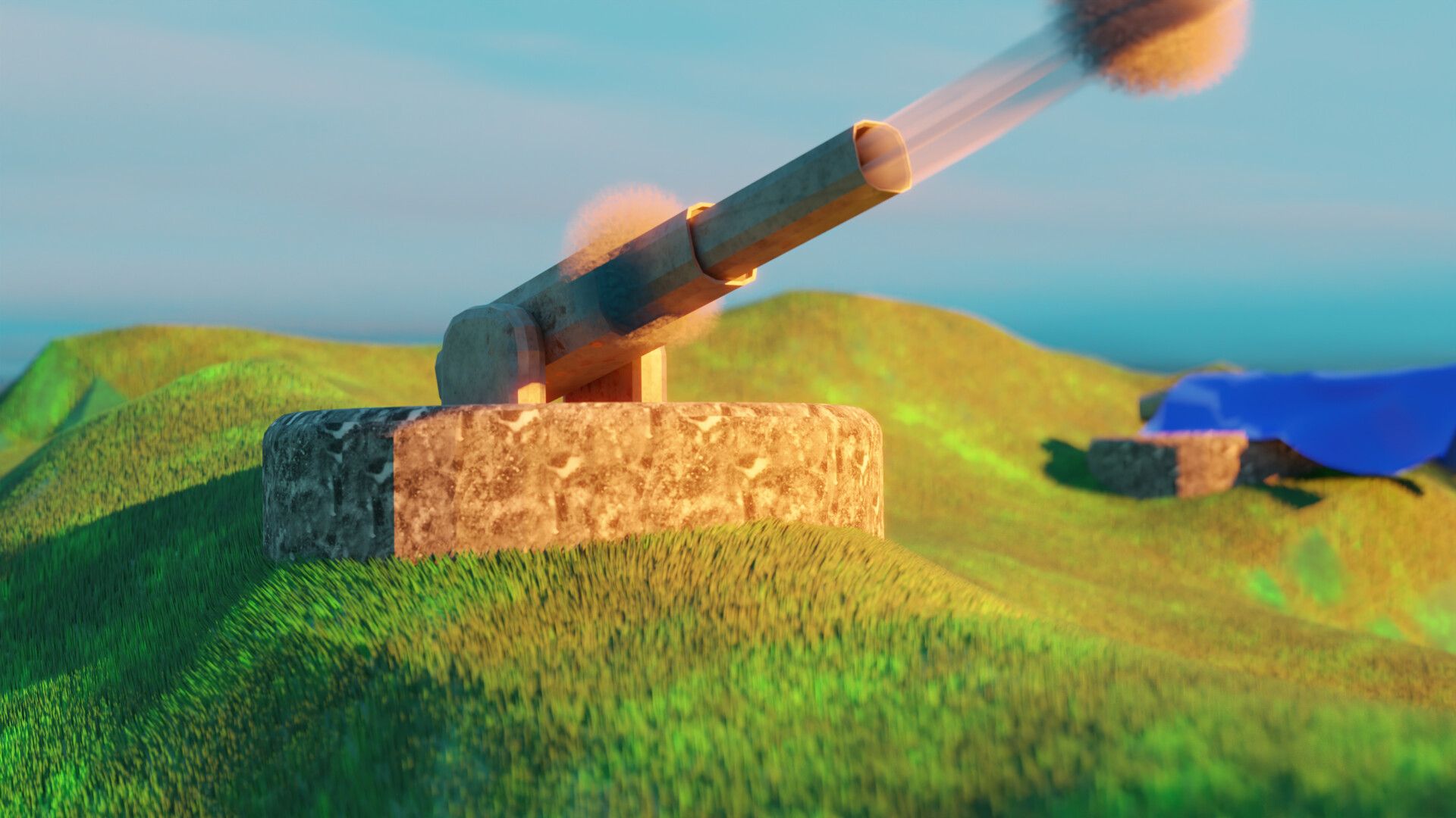 ArtStation - anti air cannon