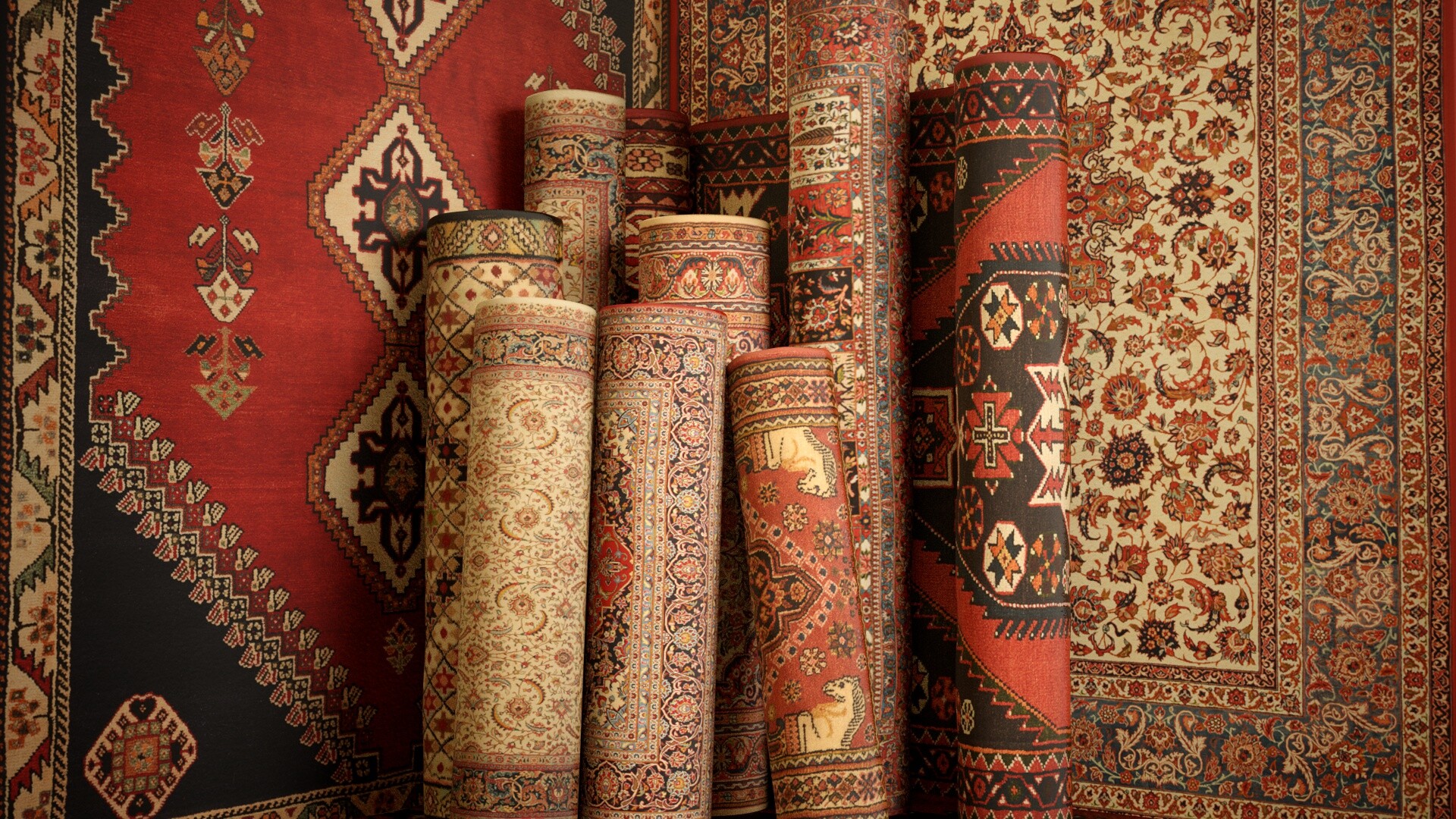 Code Plus - 100 Persian Rug - PBR texture