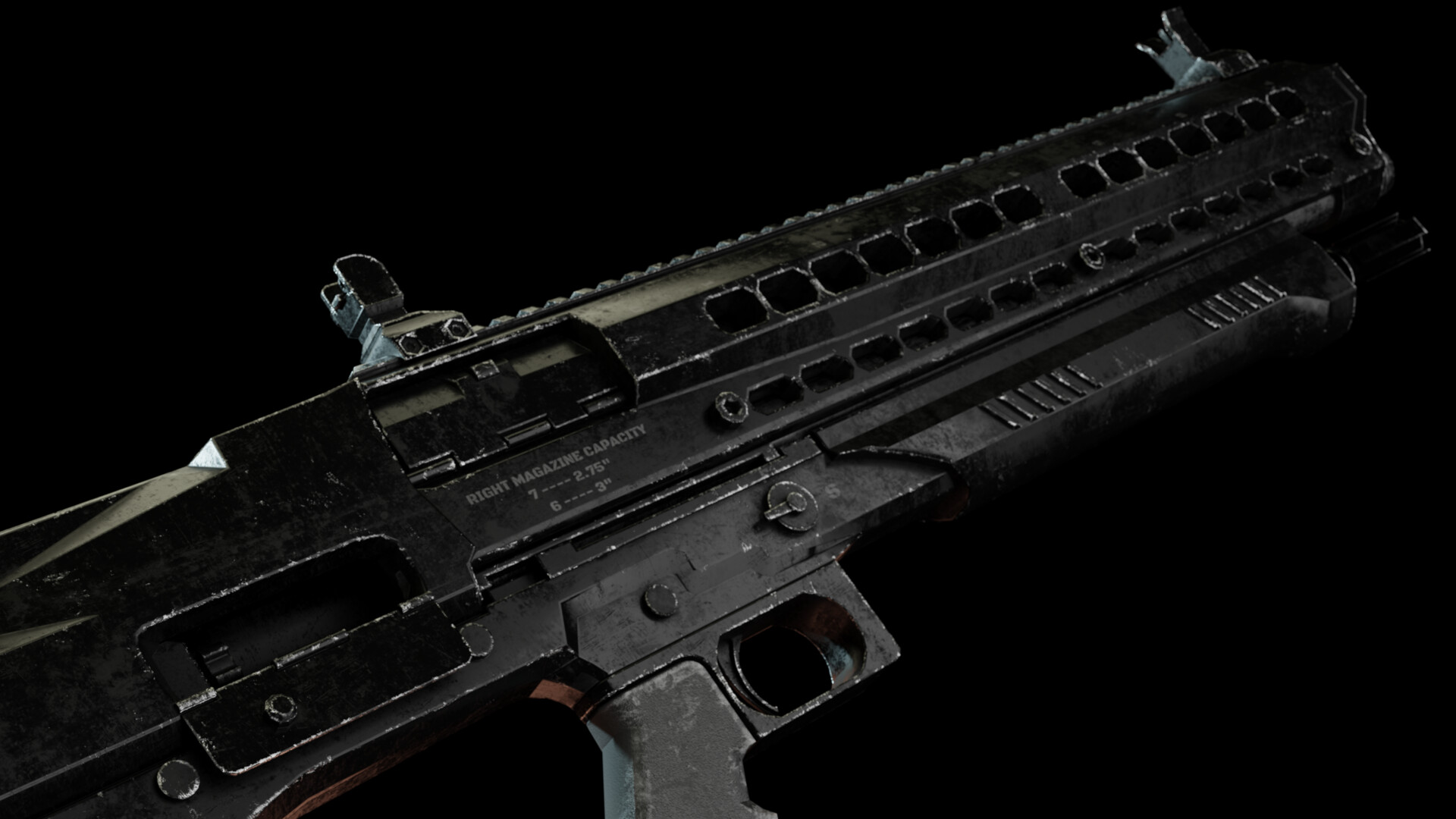 ArtStation - Ready-made game model UTAS UTS-15