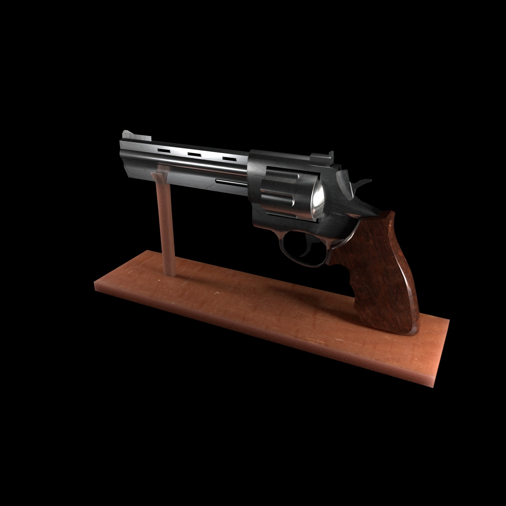 ArtStation - .44 magnum 3d model