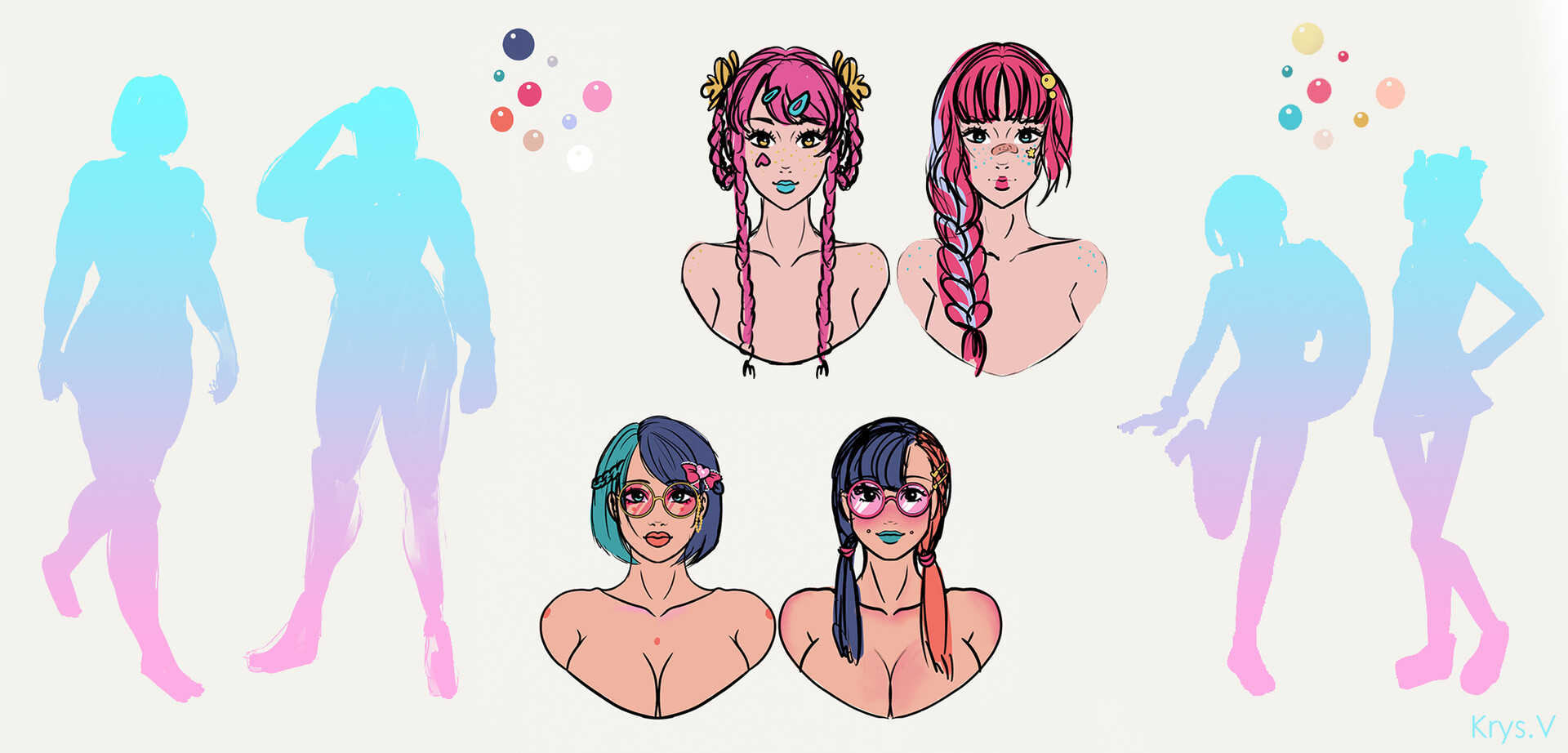 Krys - C.Valence - Beach Racer - Characters