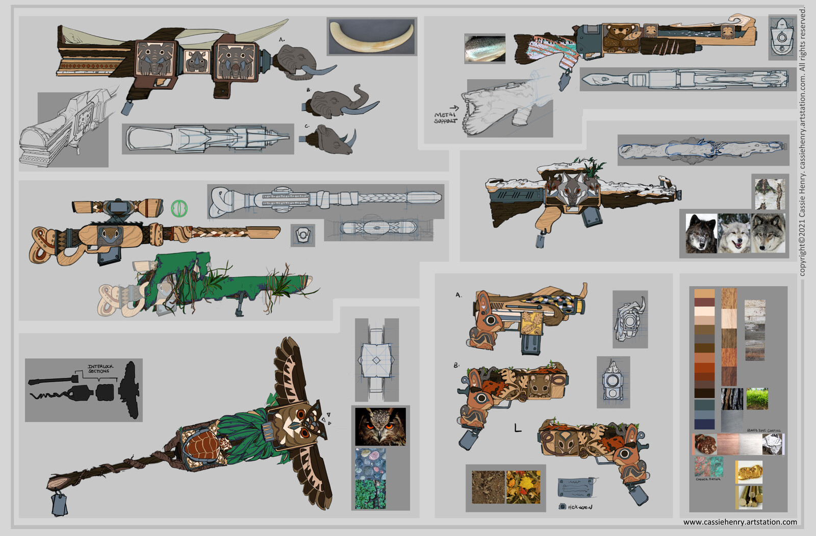 Cassie Henry - Weapon Design Set : Zoo