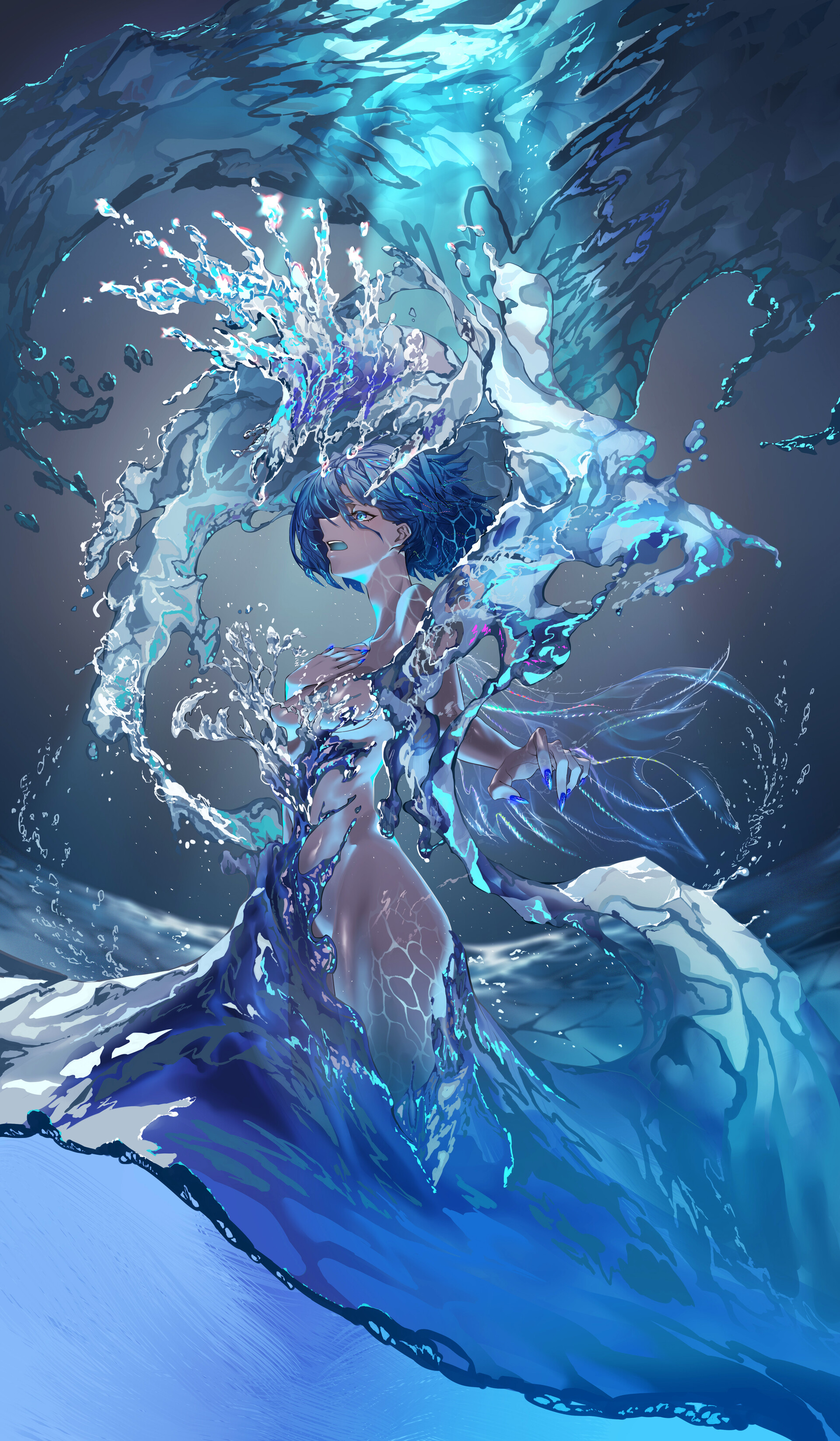 water elemental boy