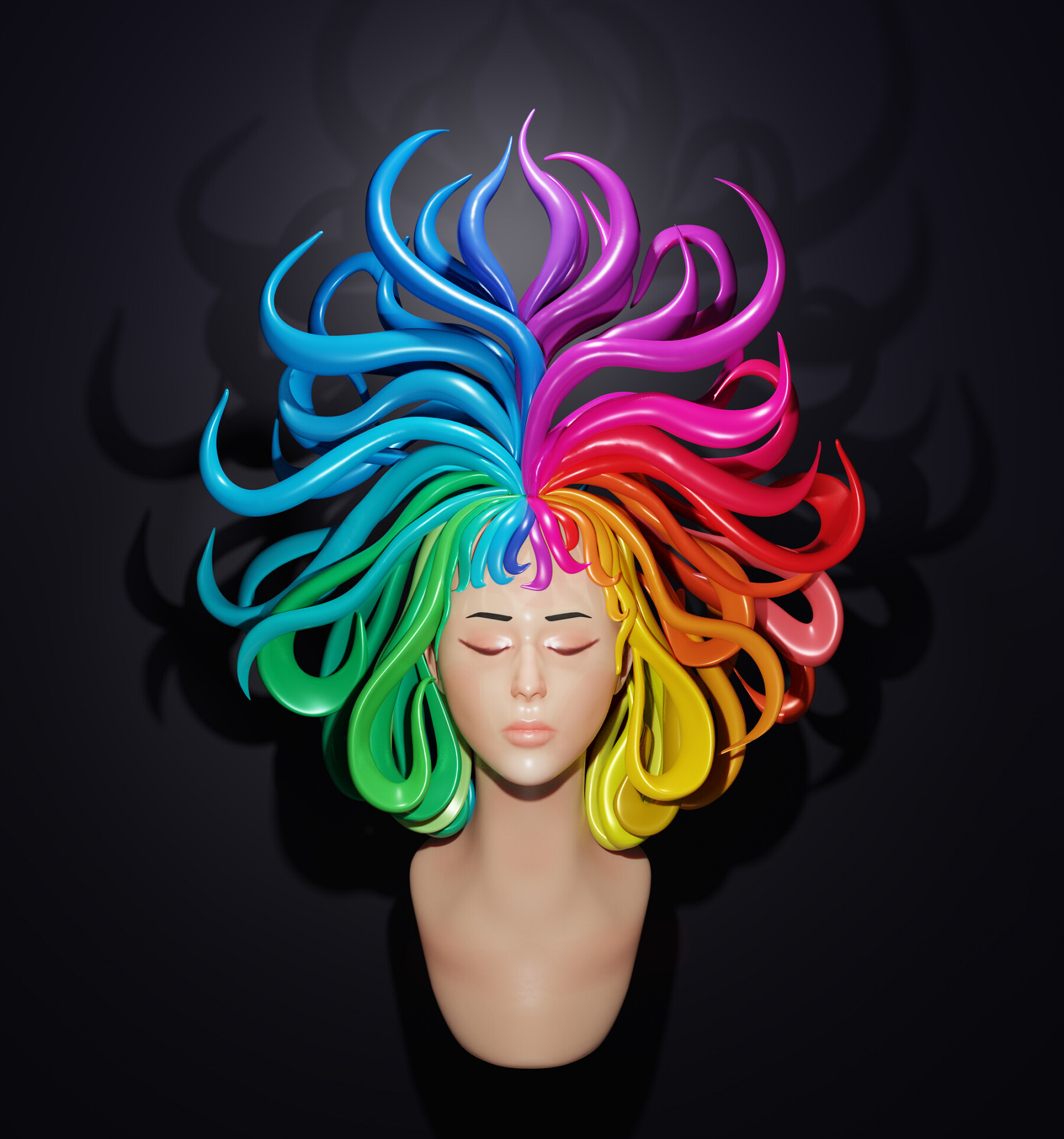 ArtStation - Colored Girl
