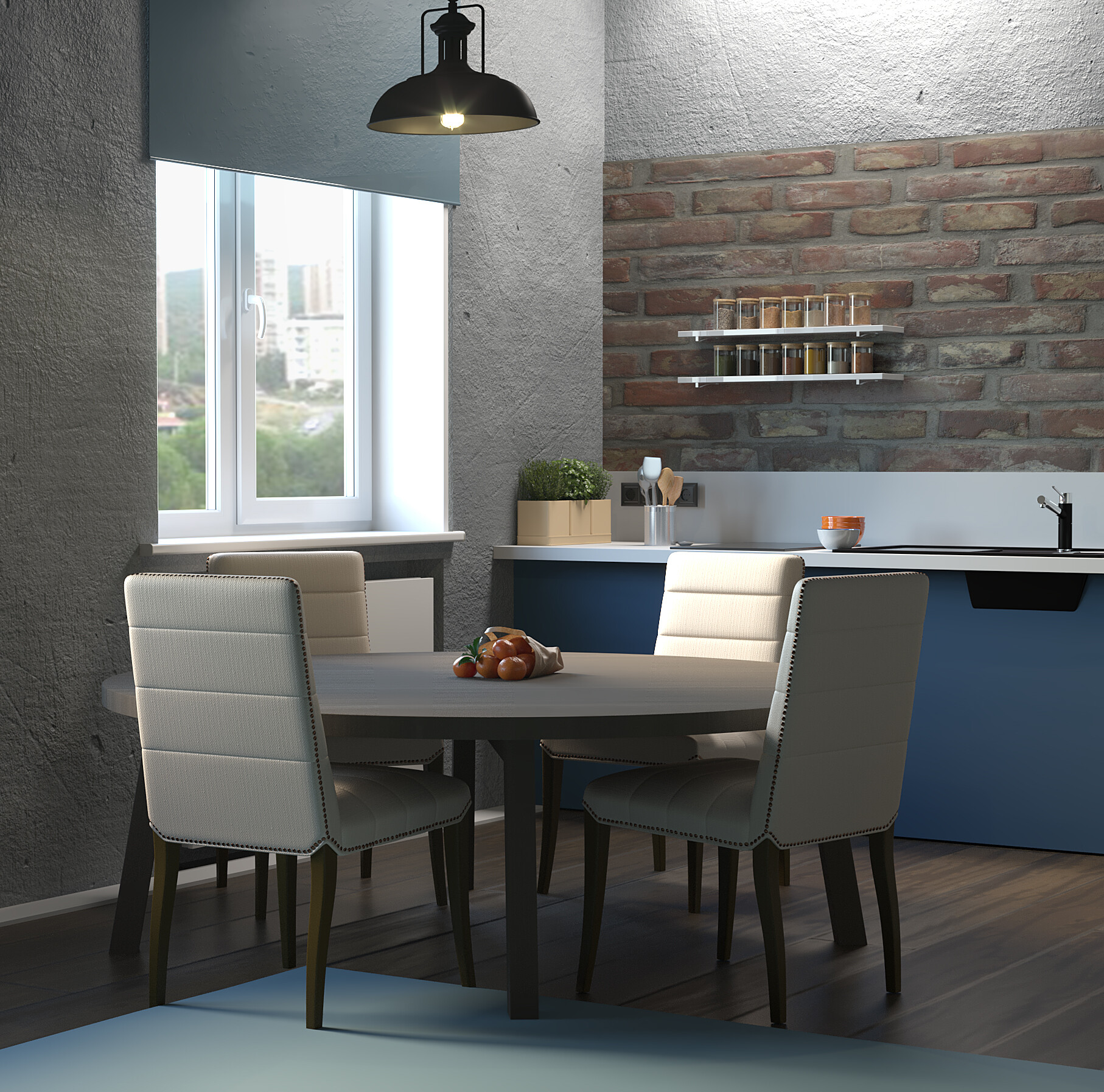 ArtStation - Loft kitchen design