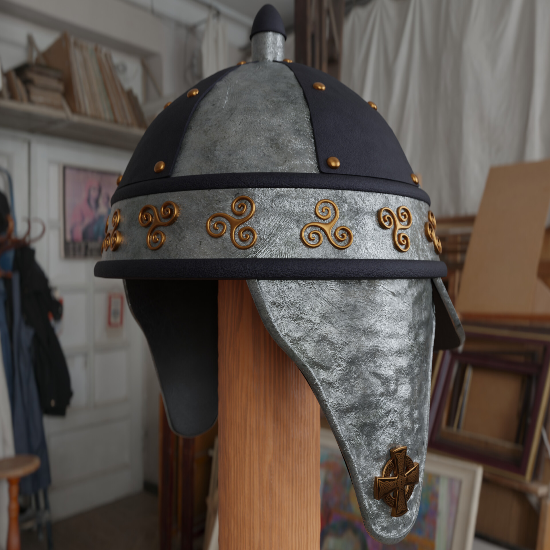 ArtStation - Celtic inspired helmet