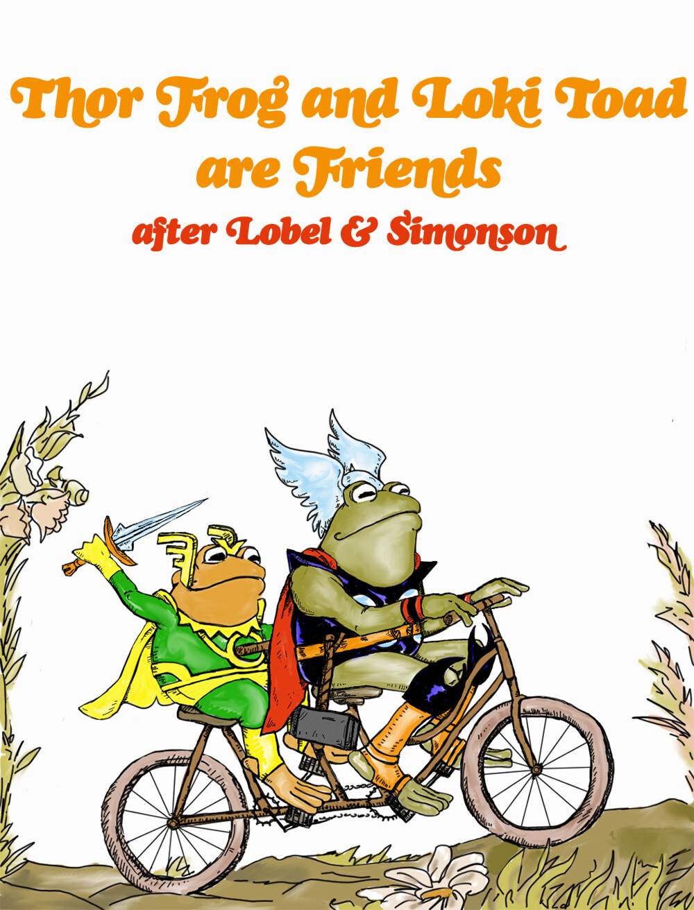 ArtStation - Frog Thor and Loki Toad are Friends