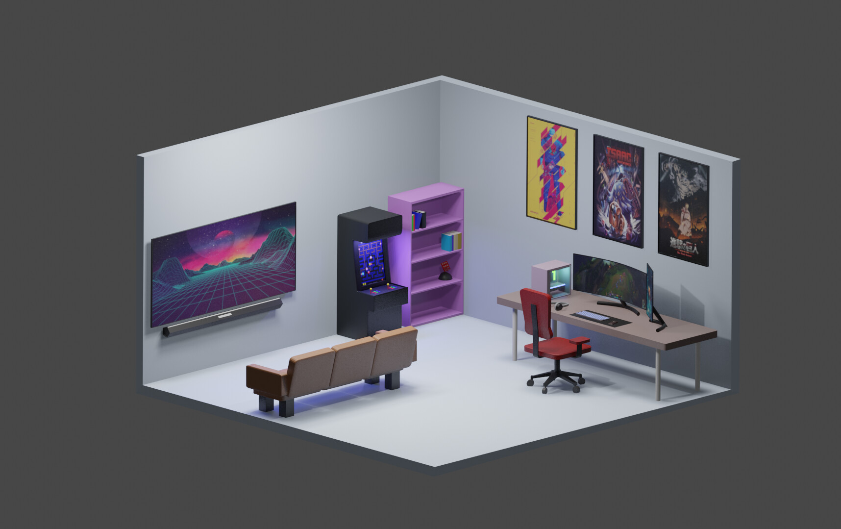 ArtStation - Gaming Room