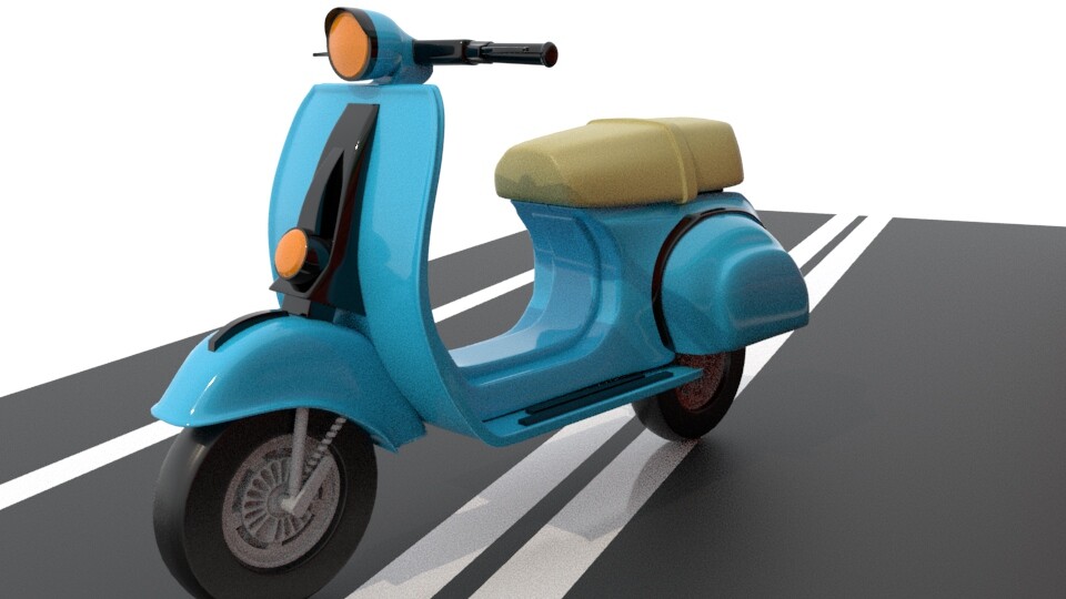 ArtStation - Scooty modelling