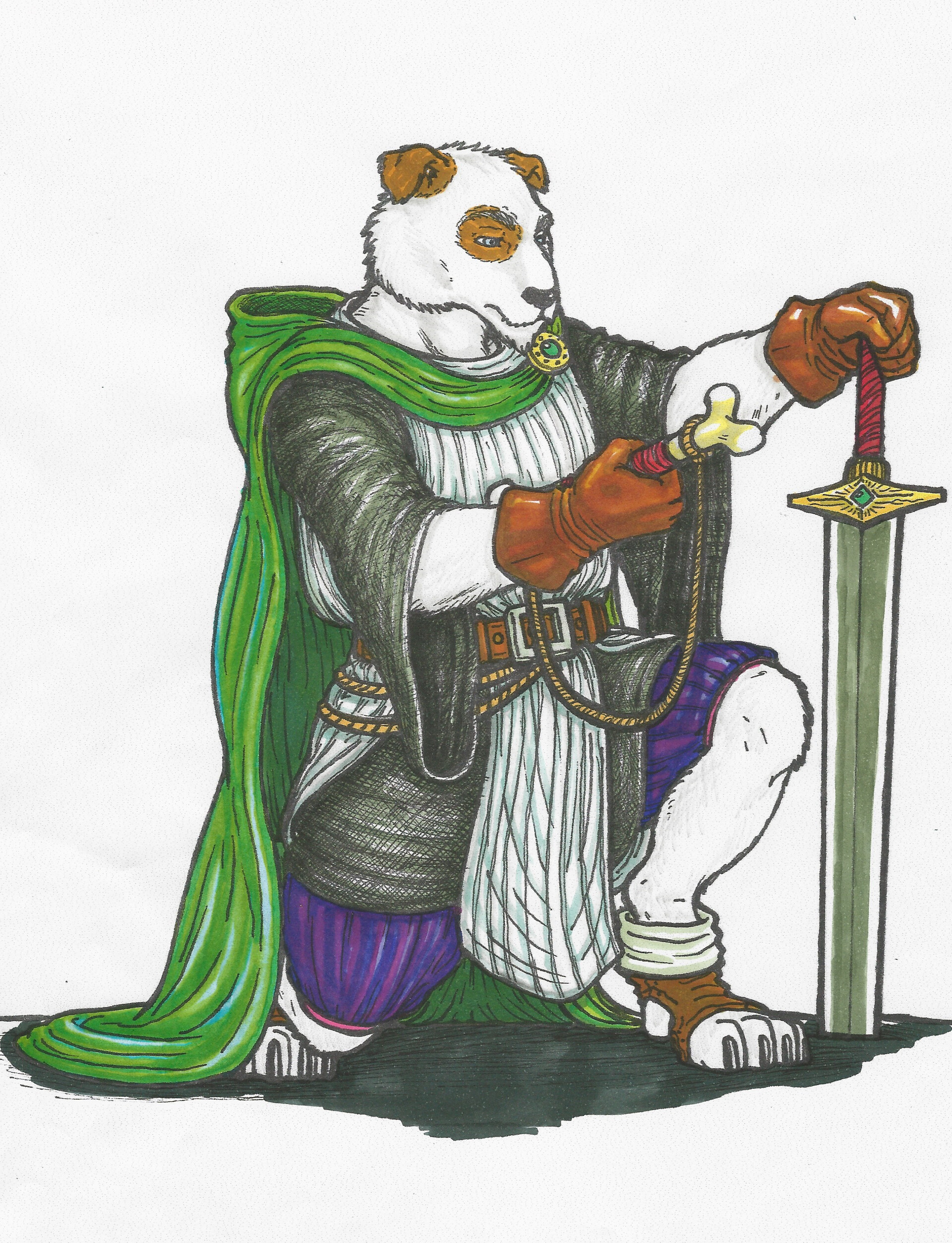 ArtStation - Don Dog Cleric Character