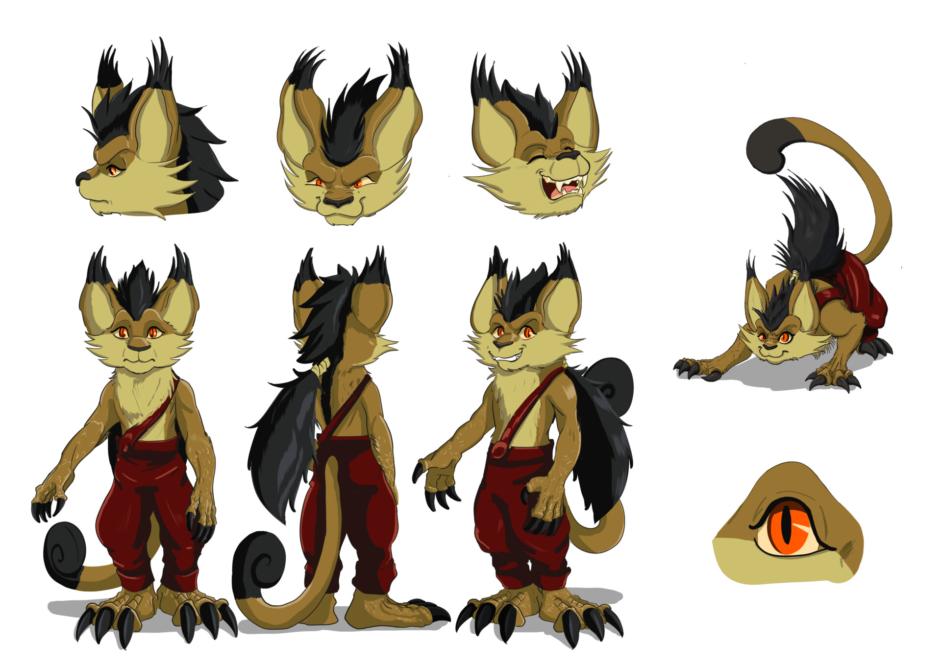 ArtStation - Chimera - Character sheet