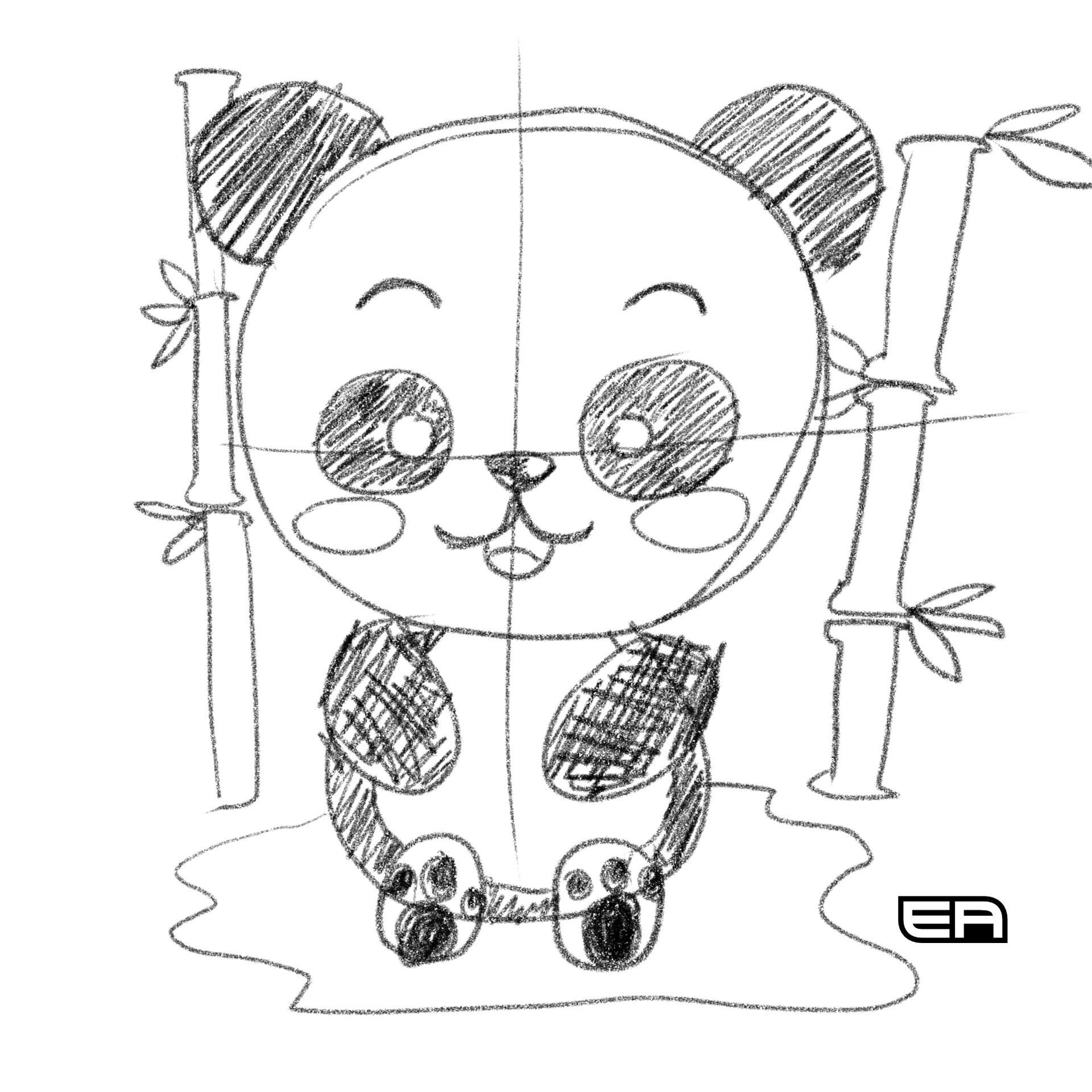 ERION ARTWORK - Cute Panda