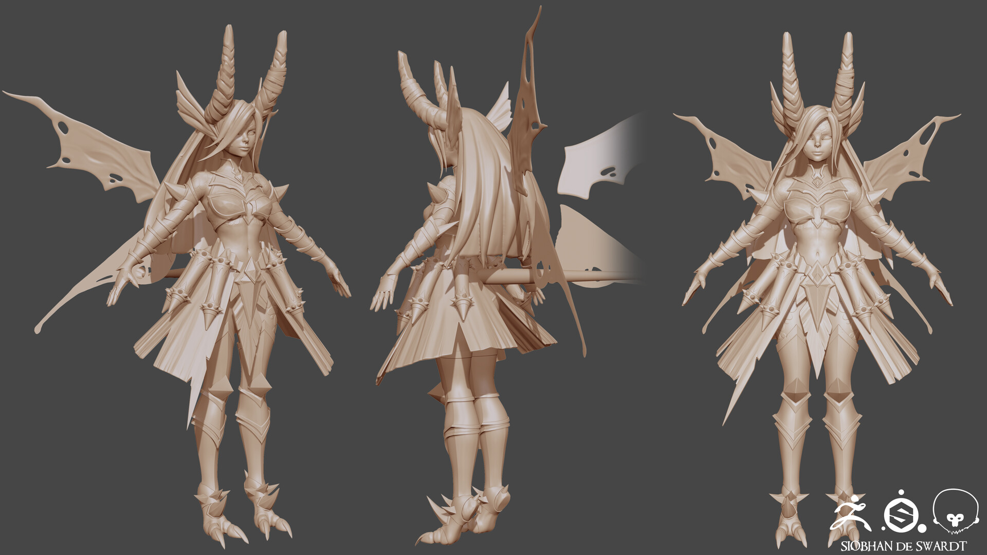 Siobhan De Swardt - DARKSIDERS GENESIS - Fanart Dis (Unused Concept)